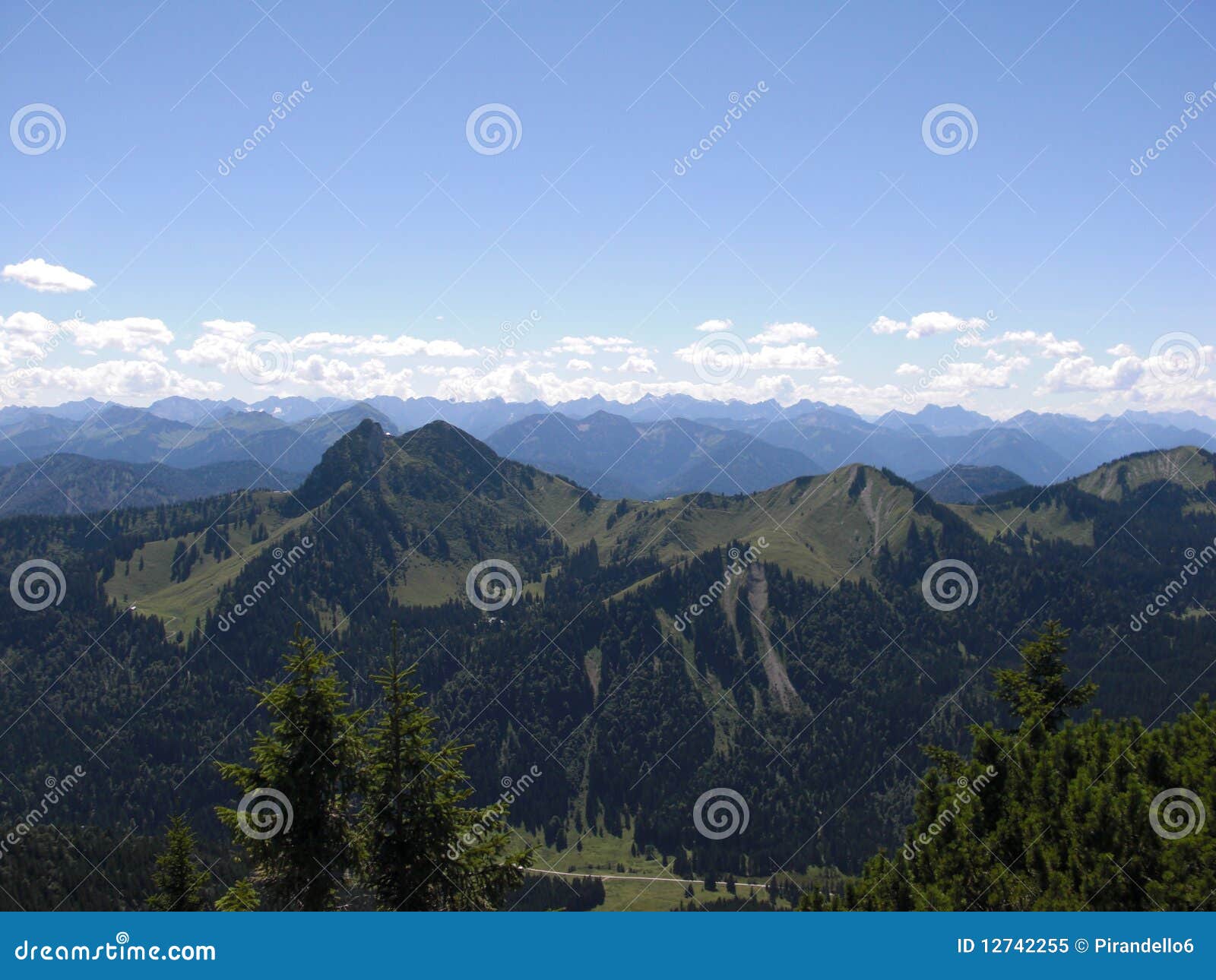 Bavarian alps stock image. Image of alps, summertime - 12742255
