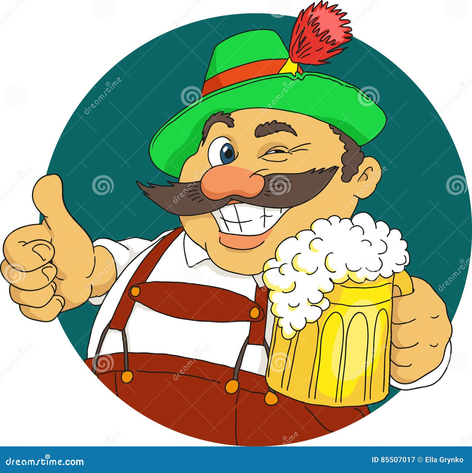 Bavarian stock vector. Illustration of germany, festival - 85507017