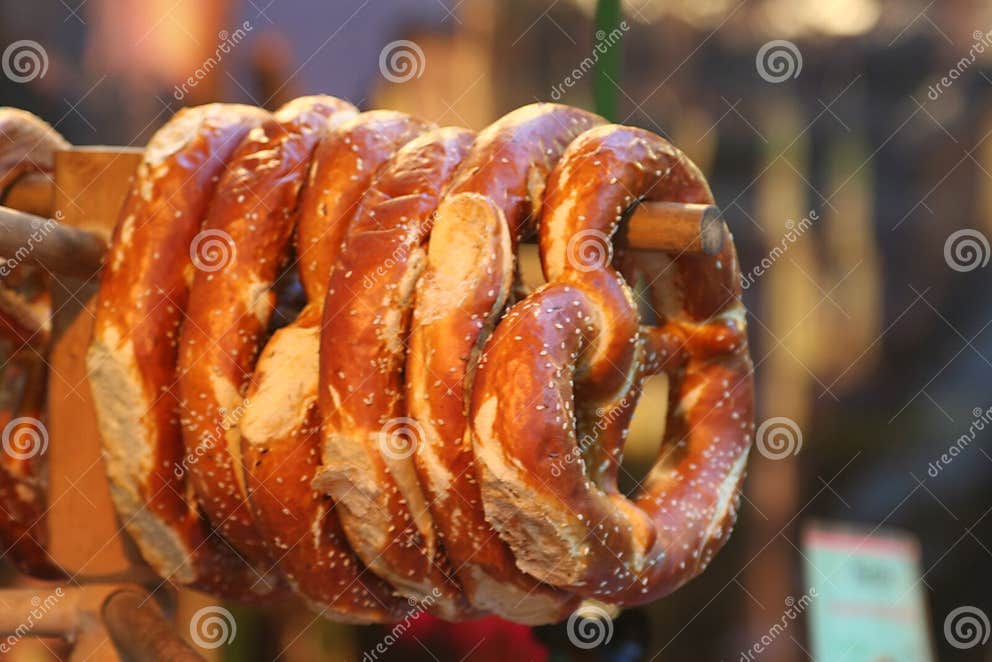 Bavarian brezel stock image. Image of food, oktoberfest - 5633893