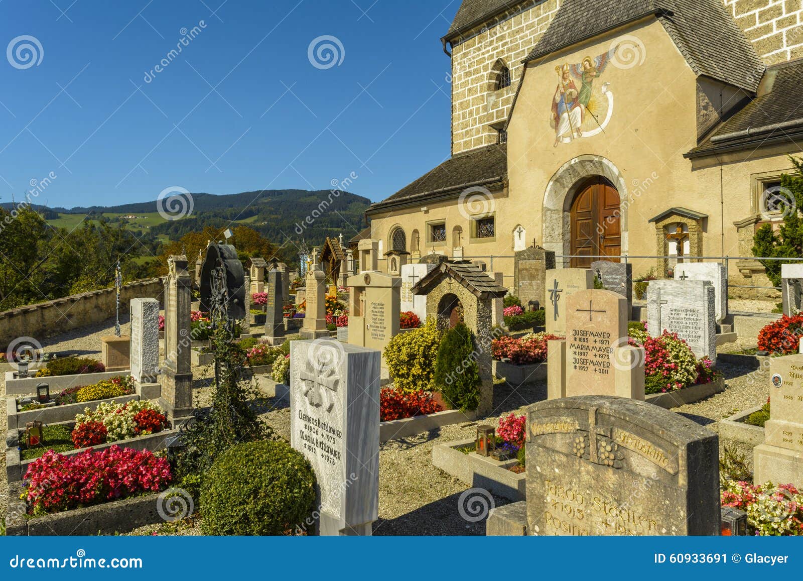 Bavarian cemetery editorial photo. Image of strange, traditional - 60933691