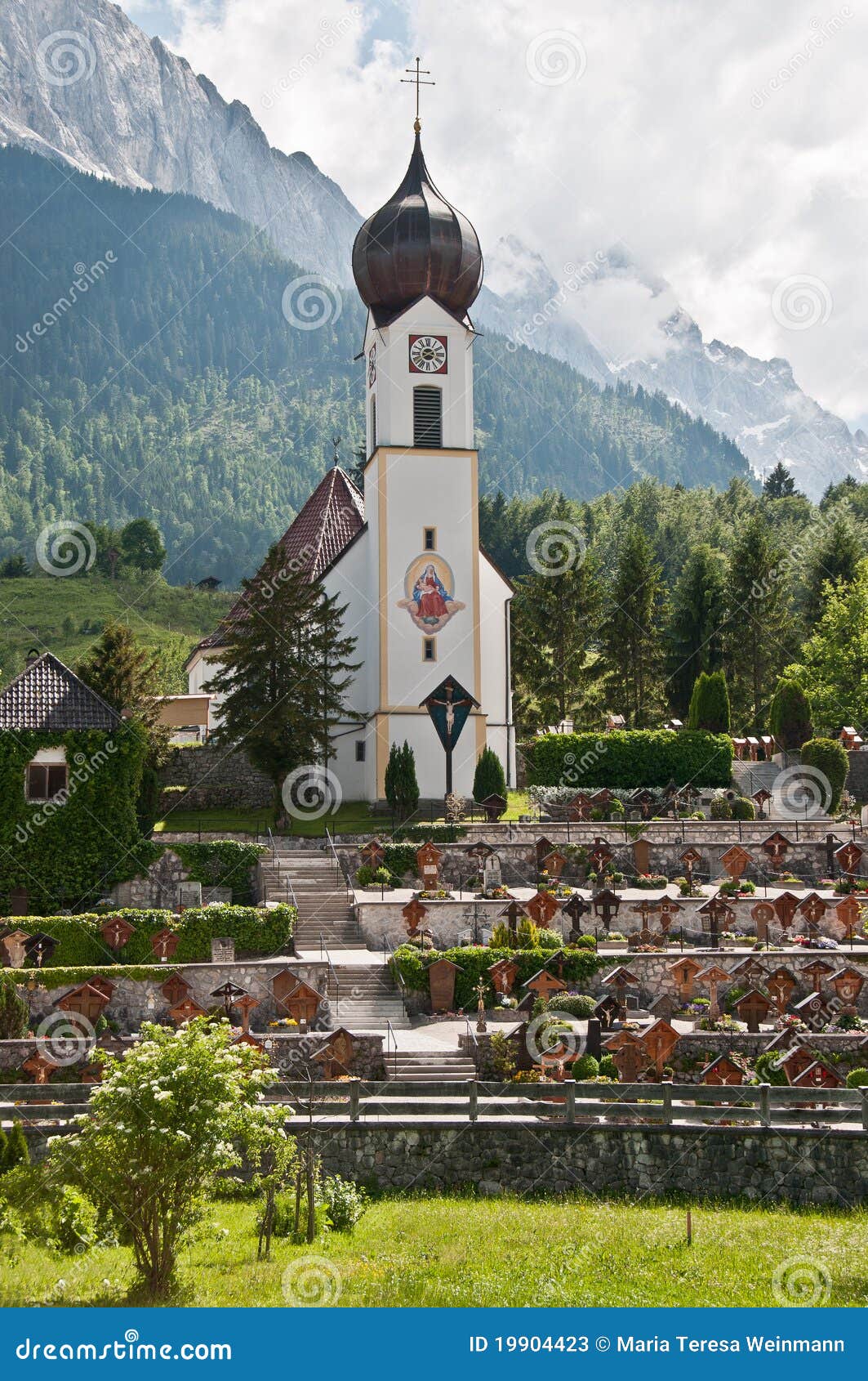Bavarian church stock image. Image of catholic, landscape - 19904423