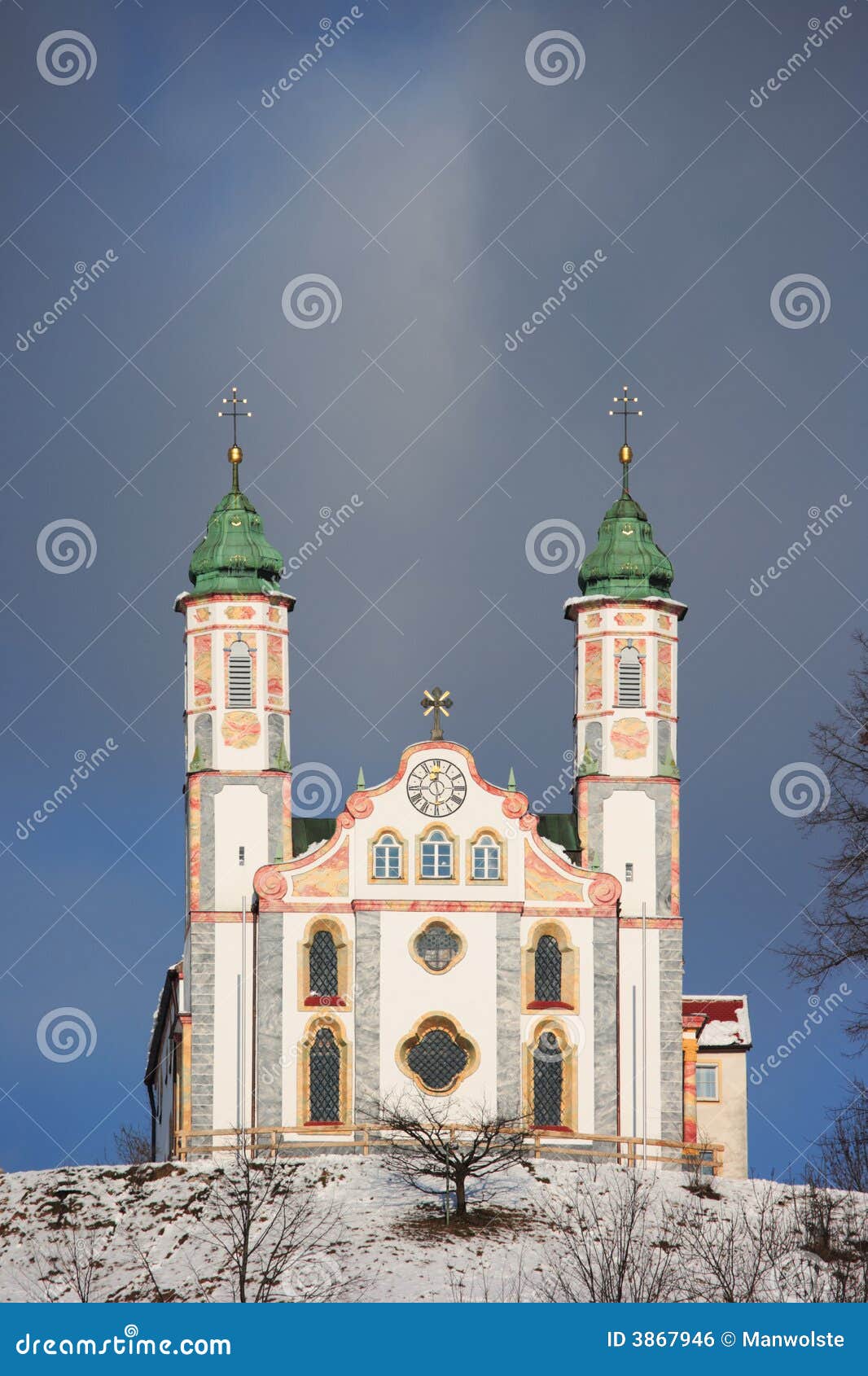 Bavarian church stock photo. Image of religion, germany - 3867946