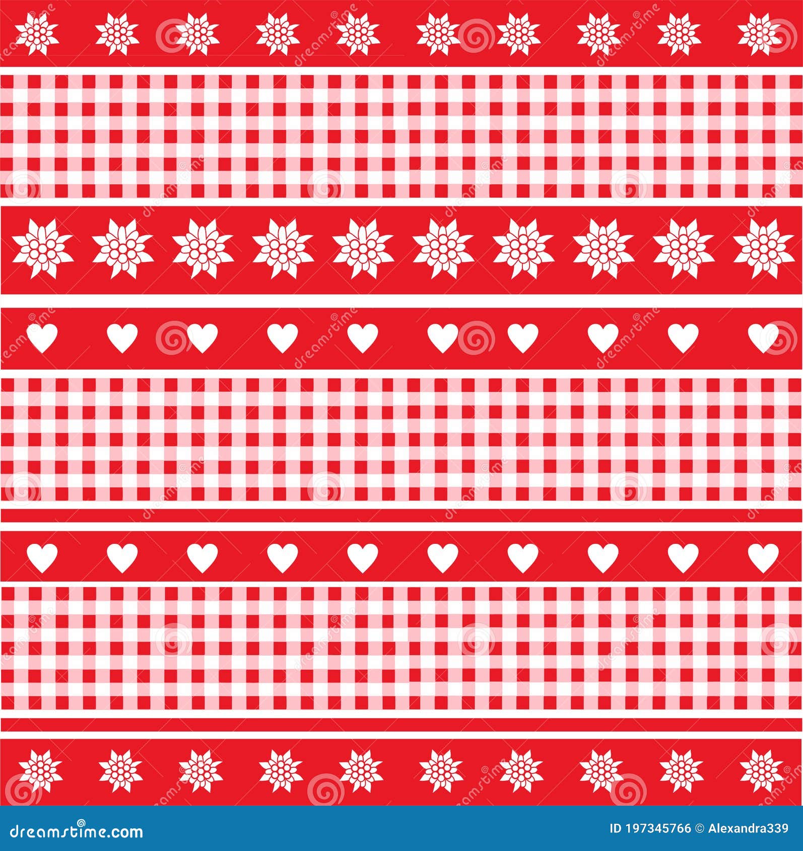 Edelweiss Alpine Oktoberfest Vintage Tyrolean Cartoon Vector ...