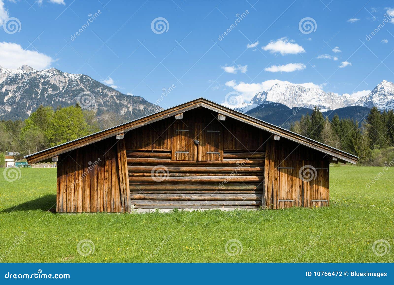 Bavarian landscape stock photo. Image of barns, romance - 10766472