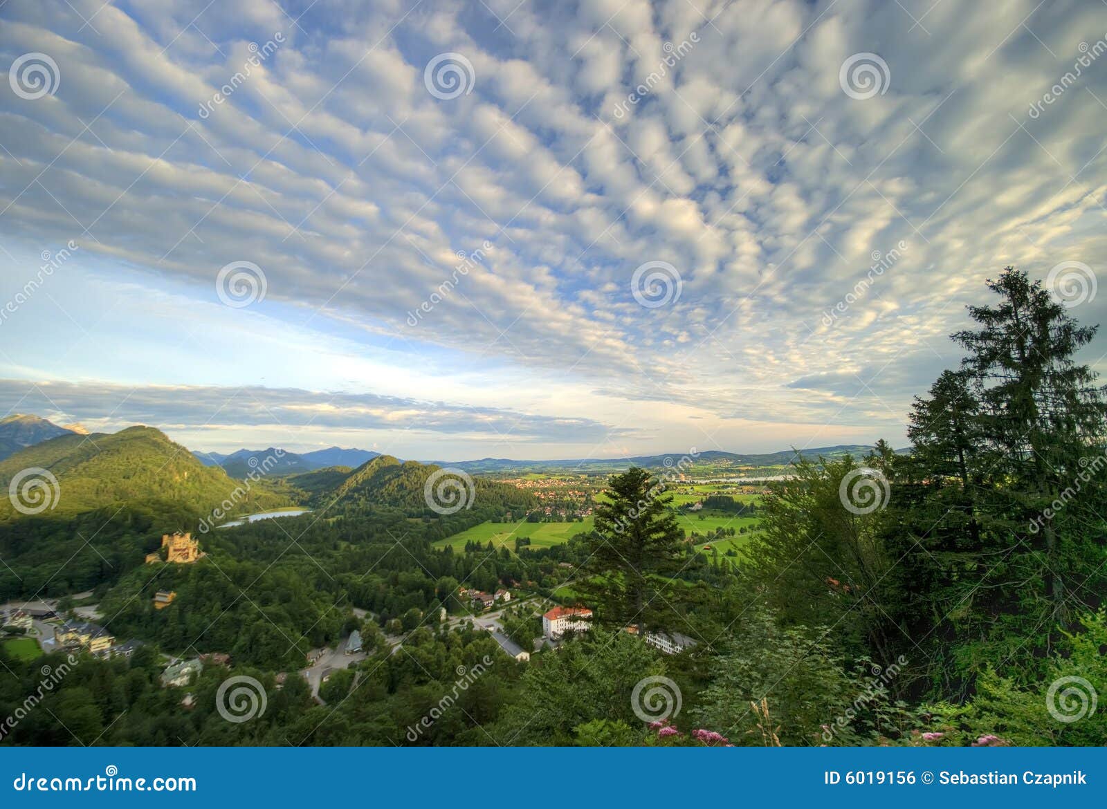 Bavarian landscape stock photo. Image of hilly, german - 6019156