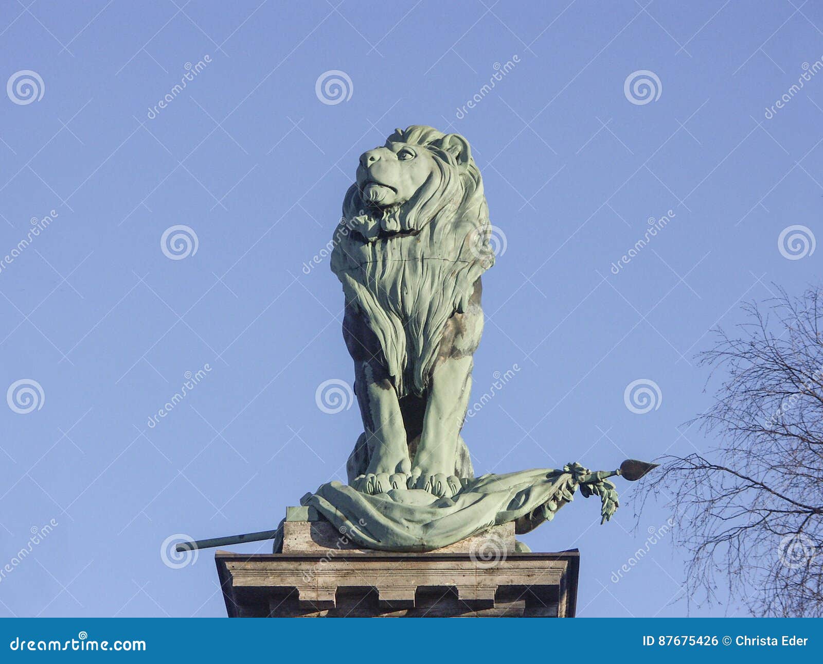 Bavarian Lion in Waakirchen Editorial Photo - Image of waakirchen, iron ...
