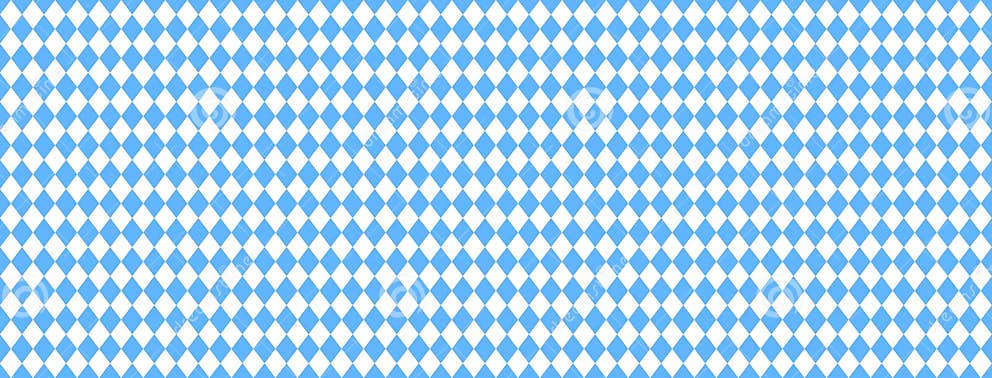Bavarian Pattern Checkered Blue and White Stock Illustration ...