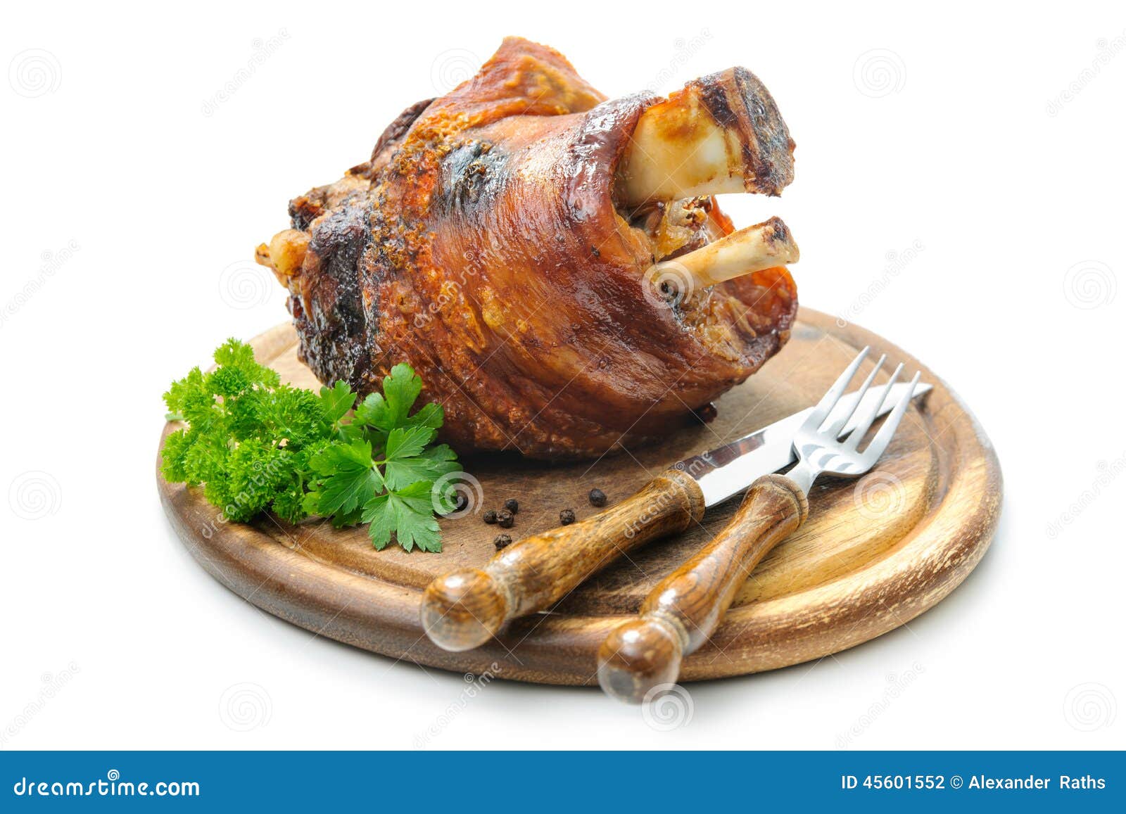 Bavarian Schweinshaxe stock photo. Image of crunchy, knuckle - 45601552