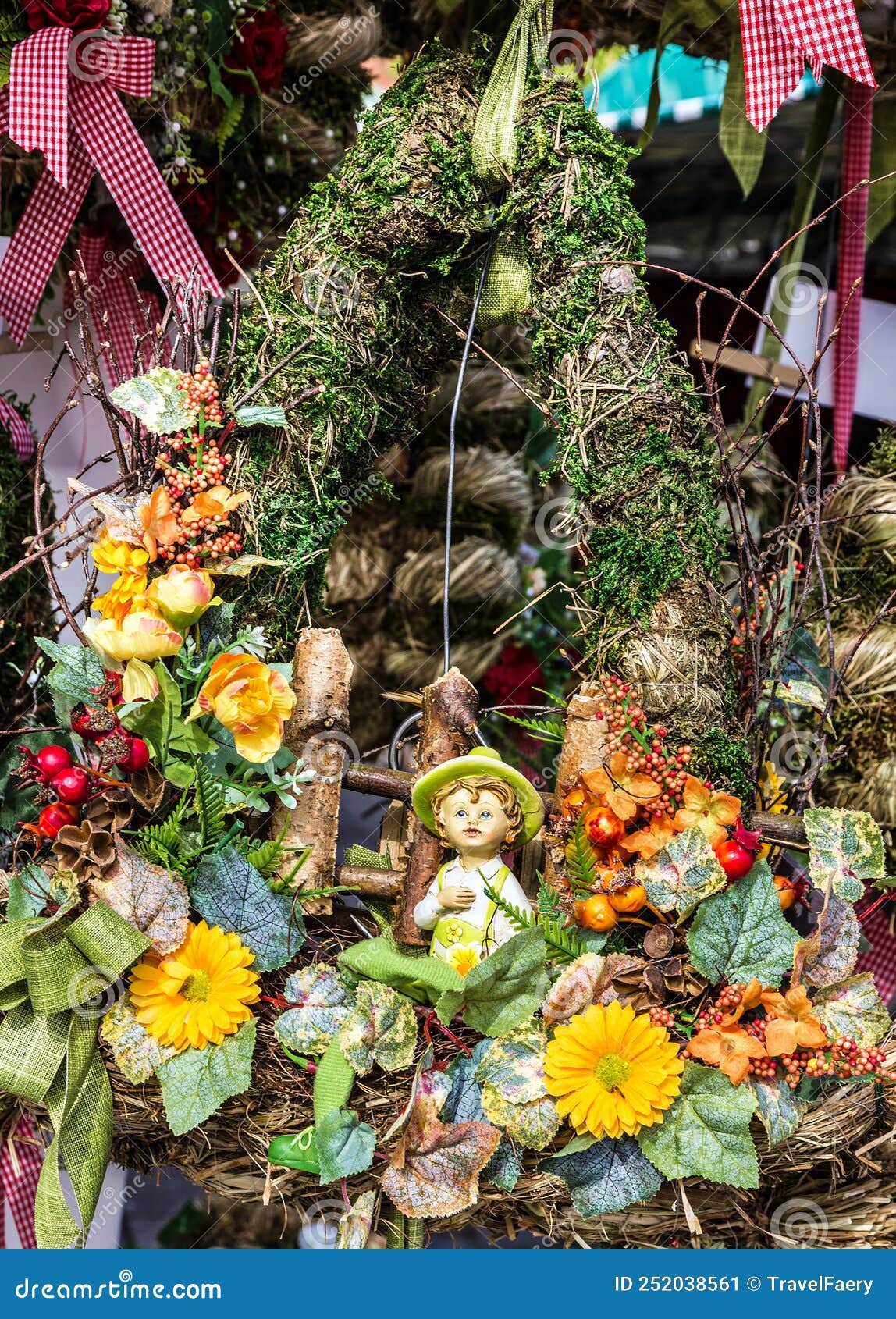 Bavarian Souvenirs on Viktualienmarkt, Munich, Germany Stock Image ...