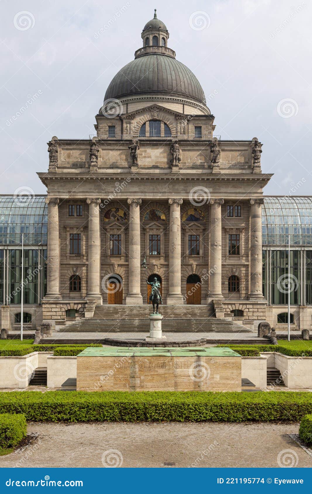 Bavarian State Chancellery stock photo. Image of architecture - 221195774