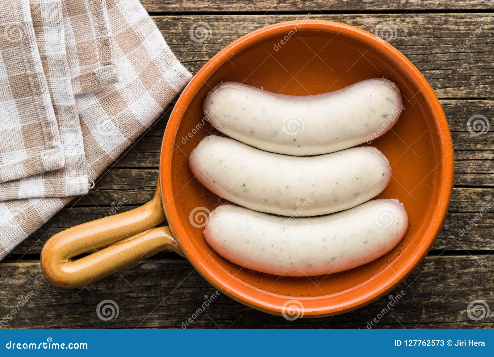 The bavarian weisswurst. stock image. Image of fest - 127762573