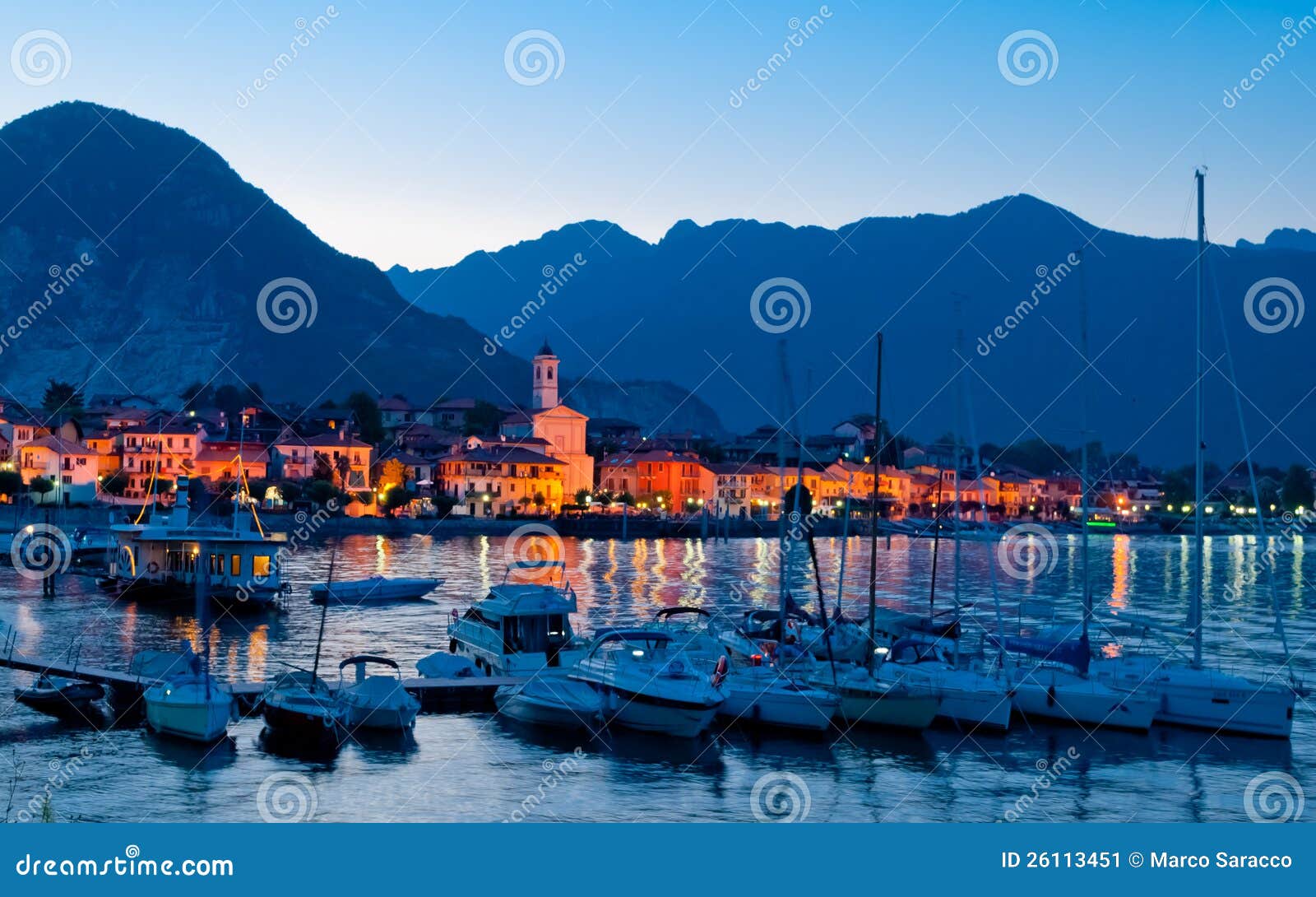 Baveno, Lago Maggiore, Italy Stock Image - Image of palace, panoramic ...