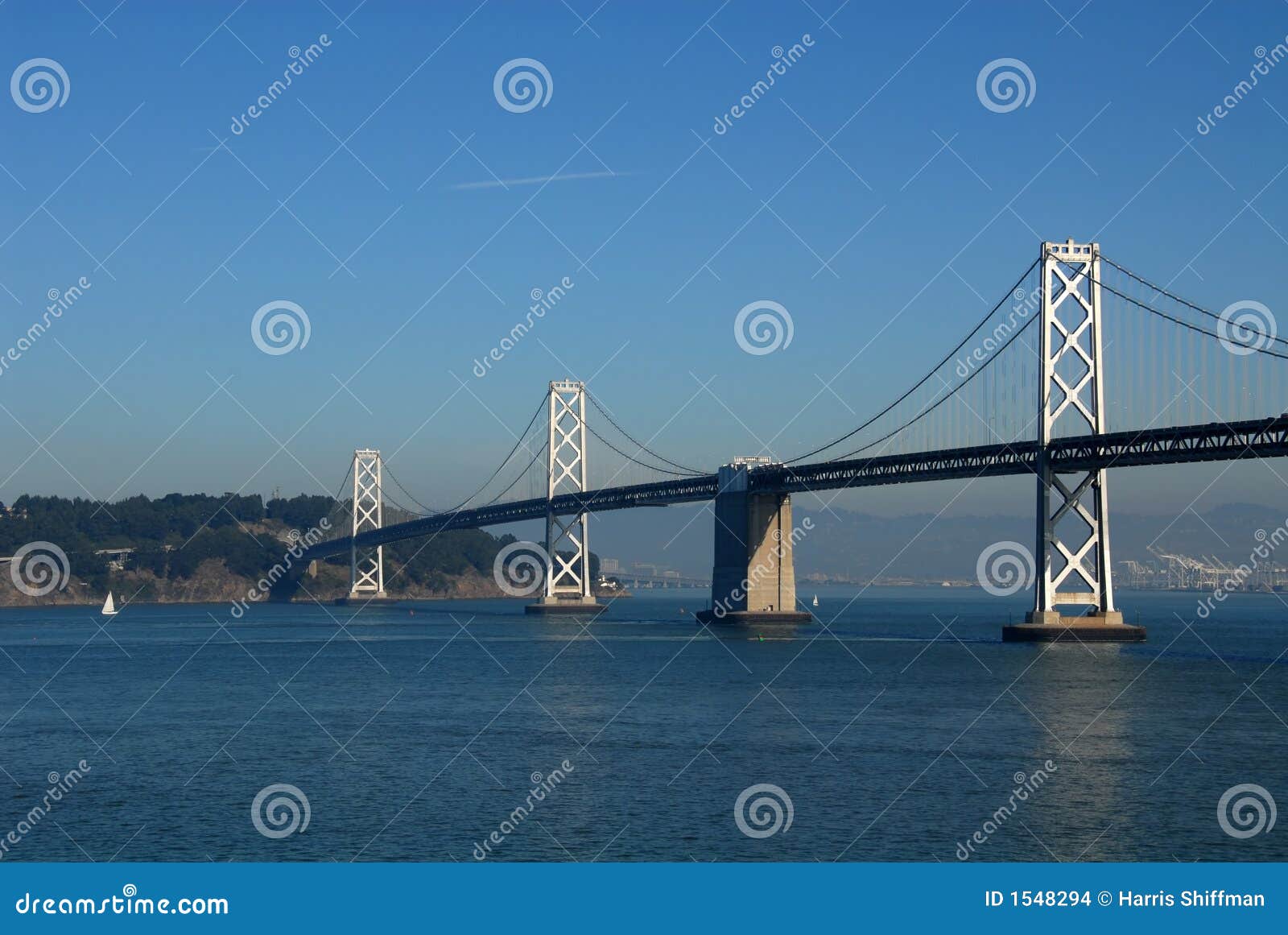 Bay Bridge stock photo. Image of bridge, francisco, traffic - 1548294