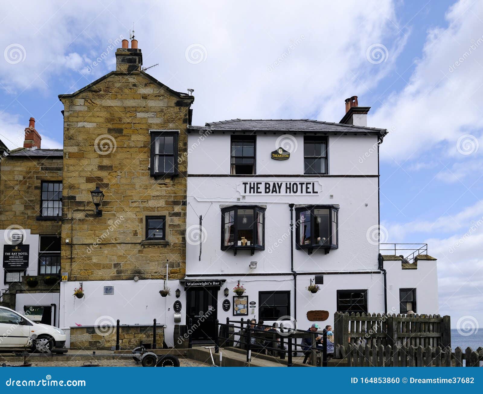 The Bay Hotel, Robin Hoods Bay Editorial Photo | CartoonDealer.com ... The Bay Hotel, Robin Hoods Bay Editorial Photo | CartoonDealer.com ...