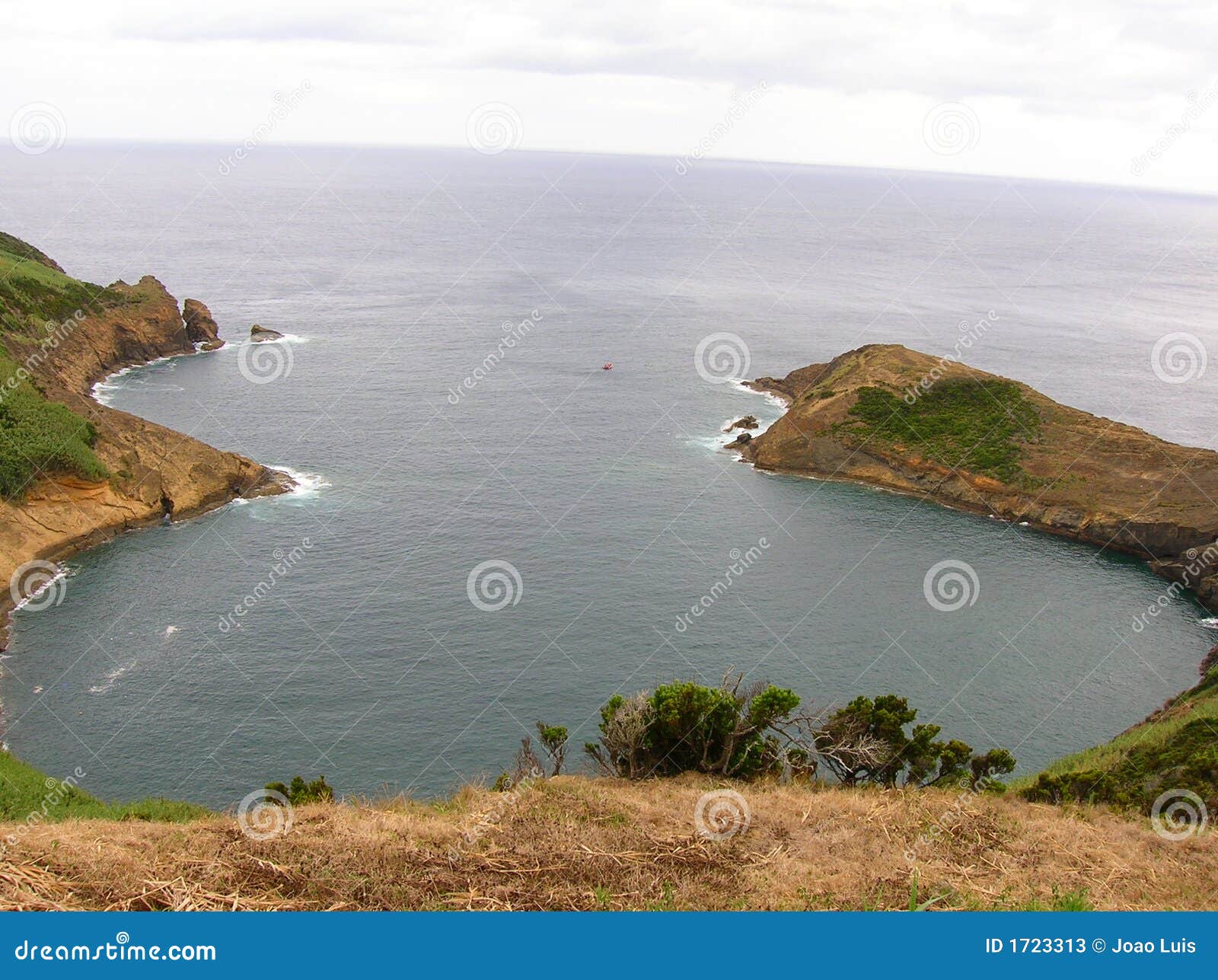 Bay I stock image. Image of natural, blue, island, azores - 1723313