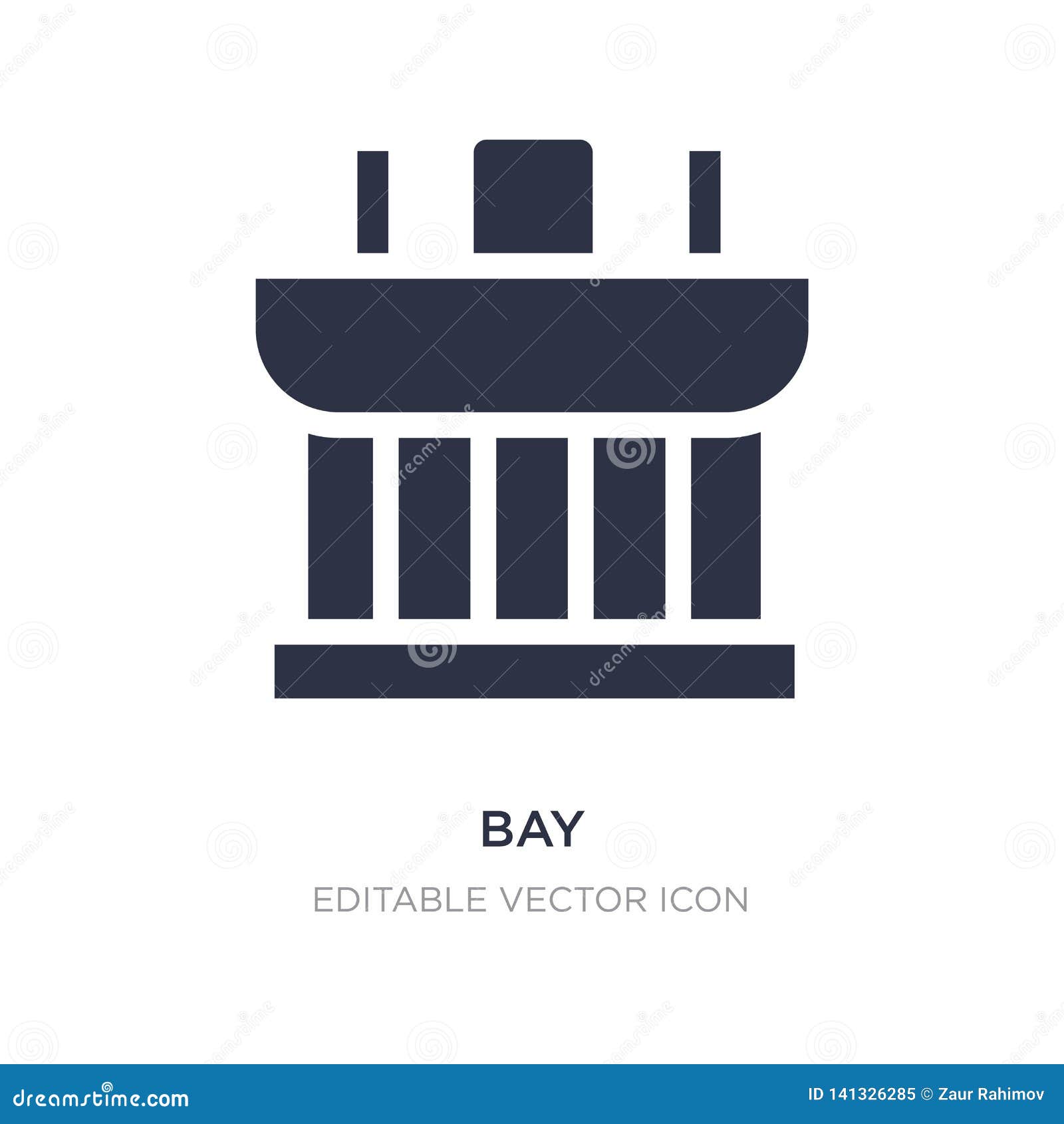 Bay Icon On White Background. Simple Element Illustration From ...
