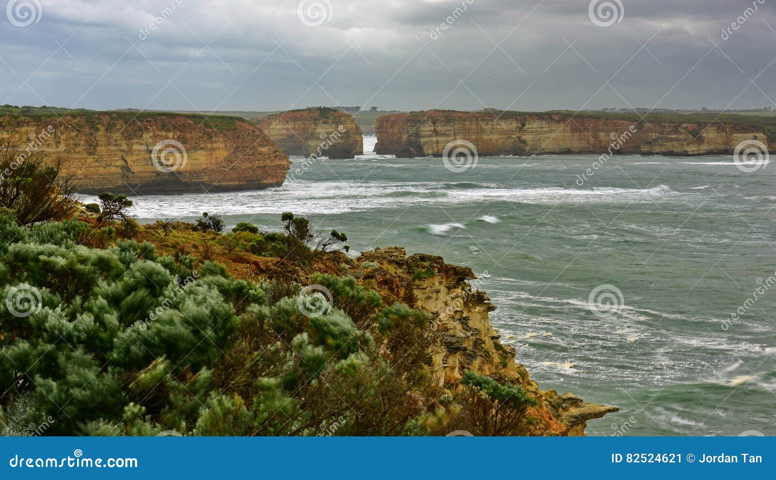 Bay of Islands Coastal Park Features Limestone Cliffs and Stack ...