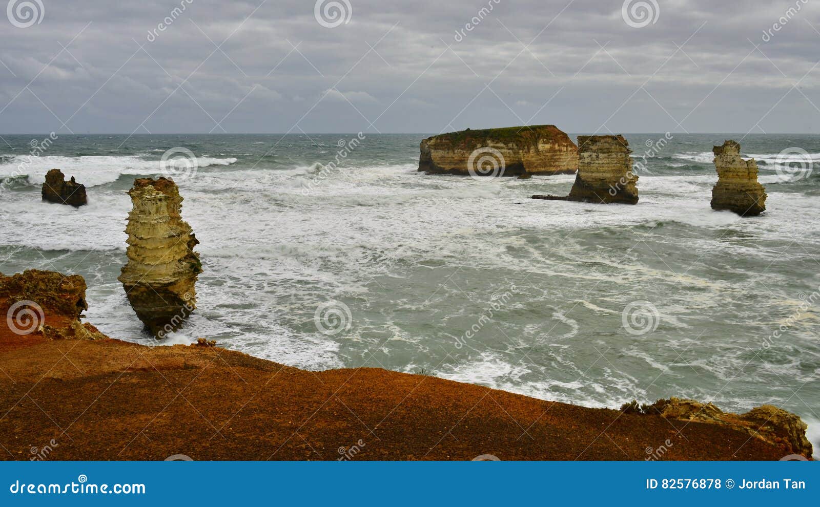 Bay of Islands Coastal Park Features Limestone Cliffs and Stack ...