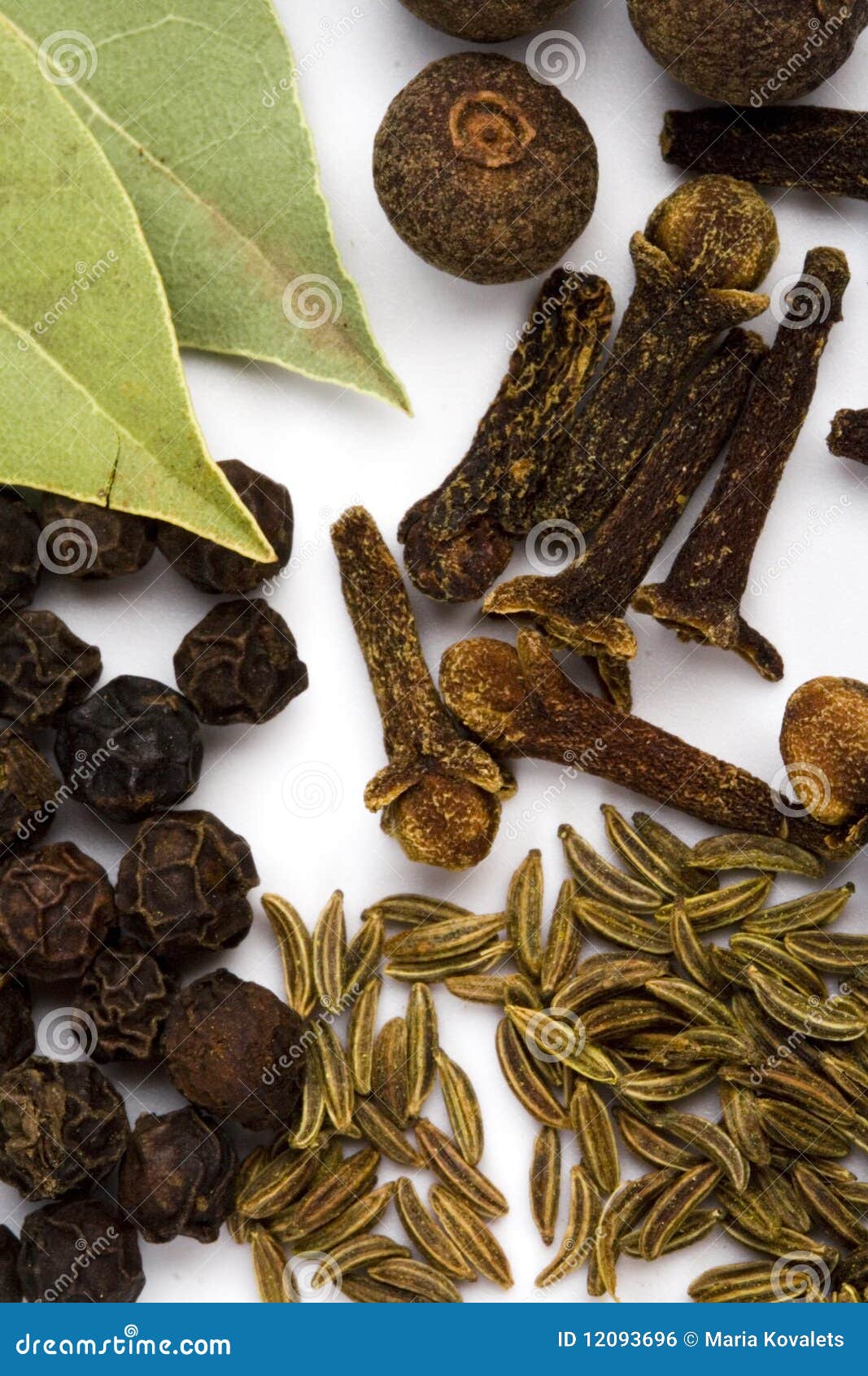 Bay Leaves, Cloves and Black Pepper Stock Photo - Image of herbal ...