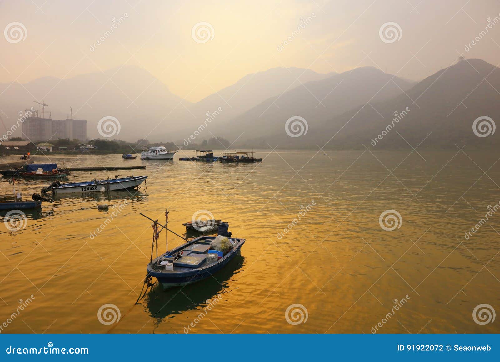 The bay of Ma Wan Chung stock photo. Image of morning - 91922072