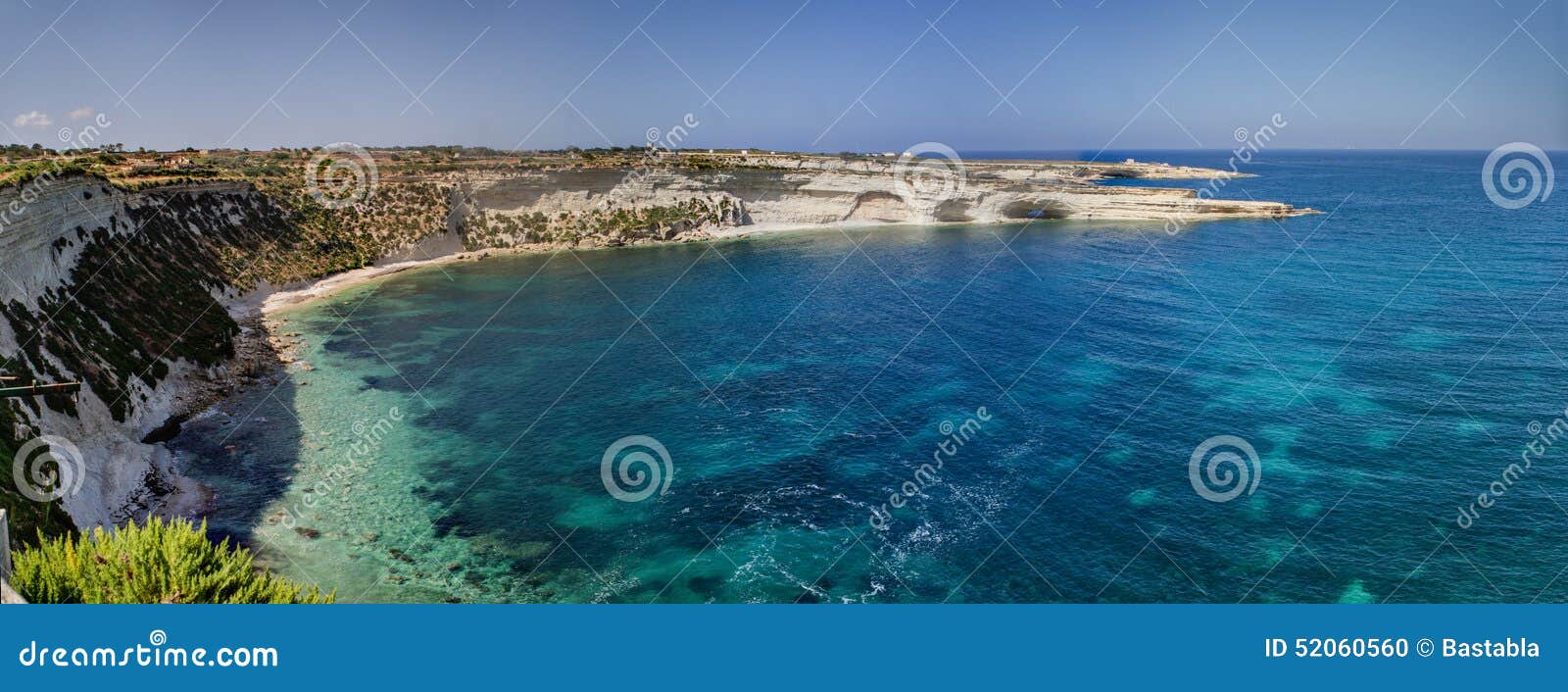 Bay with Massive Cliffs in Malta Stock Photo - Image of nice, cliffs ...