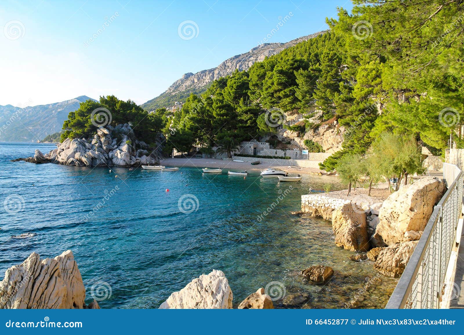 Bay Next To the Punta Rata Beach Stock Image - Image of evening, beach ...