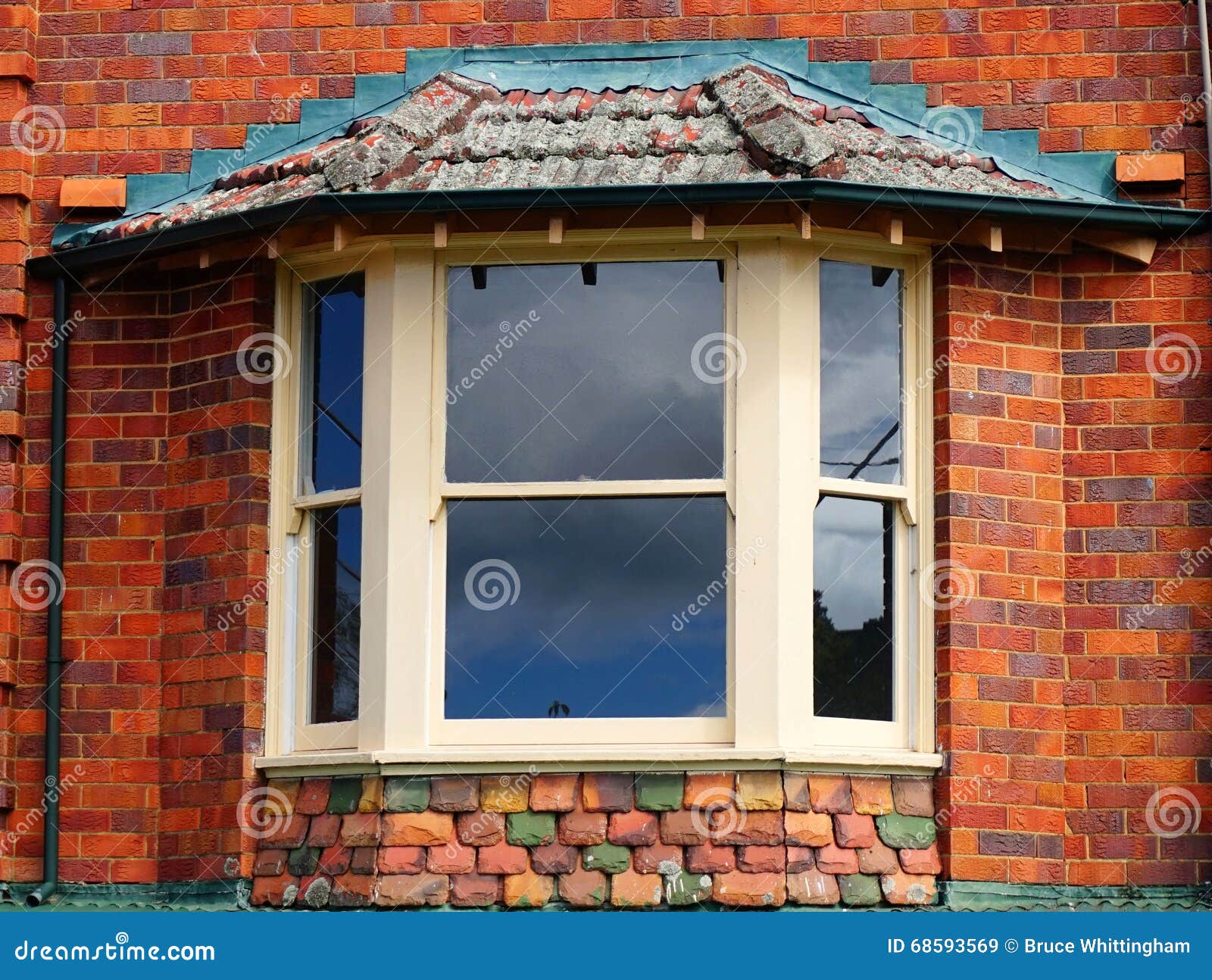 Bay Window stock image. Image of window, style, glazed - 68593569