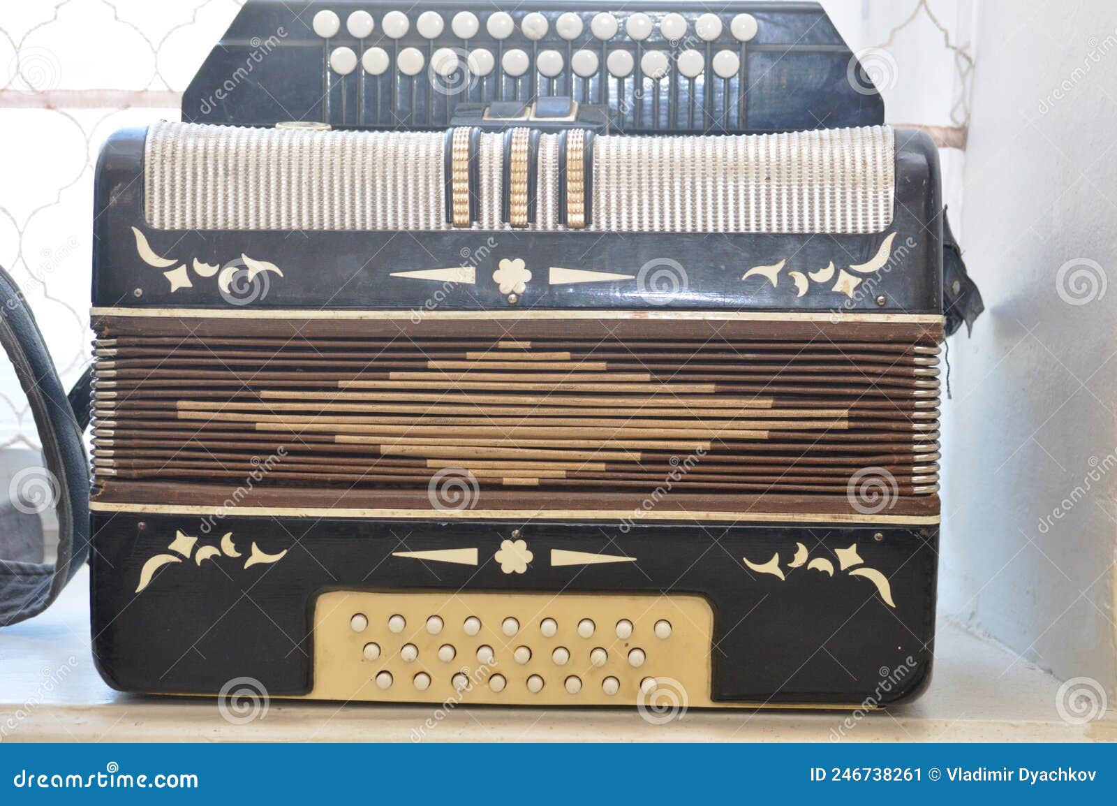 Bayan musical instrument stock image. Image of folk - 246738261