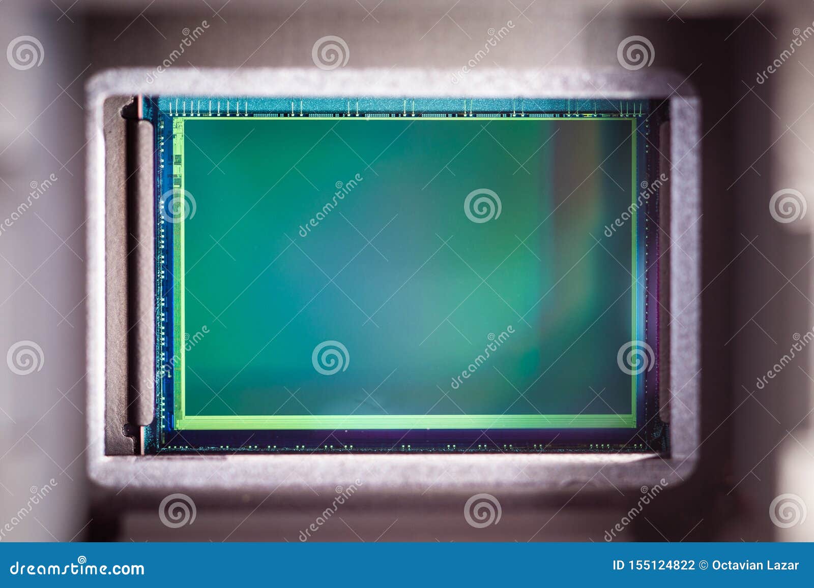 Bayer Pattern APSC Photo Sensor Close Up Shot Sensor Exposed Macro ...
