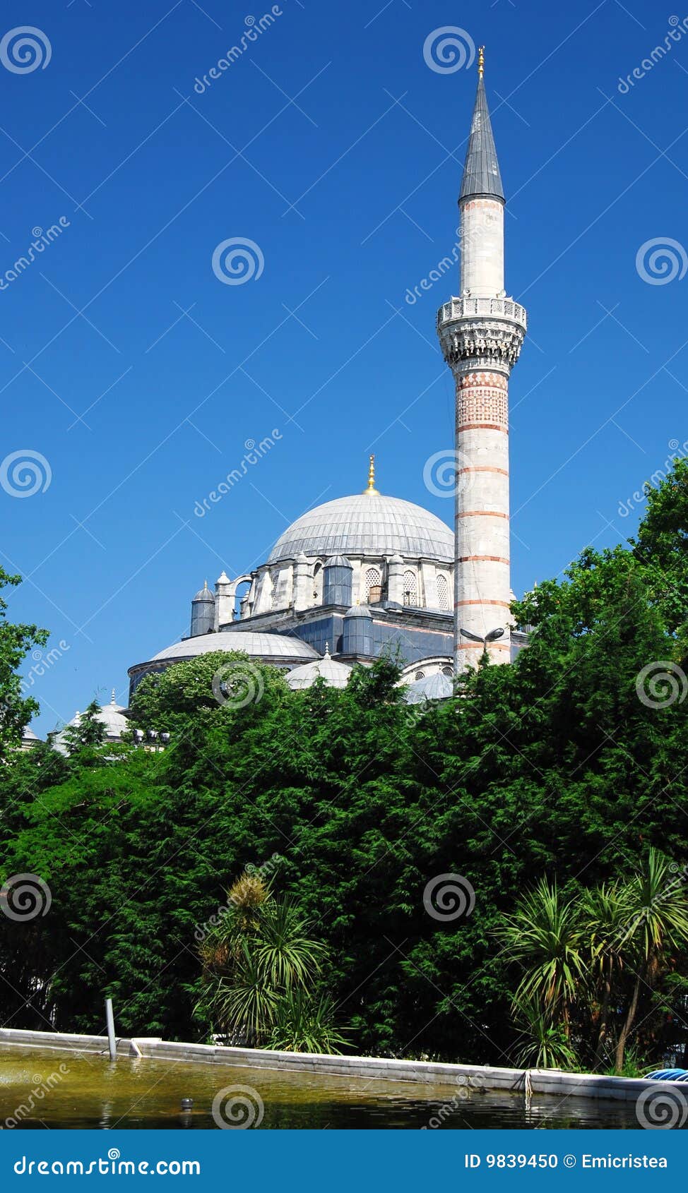 Bayezid Mosque in Istanbul stock photo. Image of building - 9839450