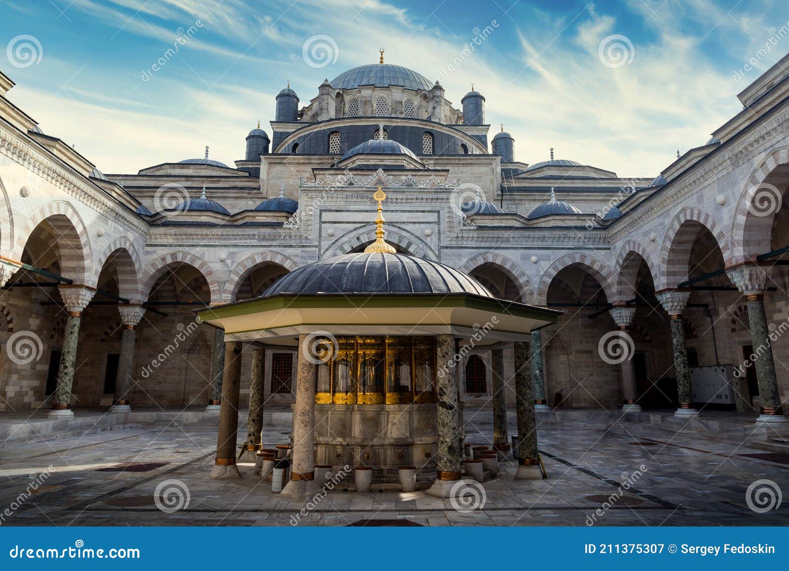 Bayezid Mosque. Istanbul stock image. Image of camii - 211375307
