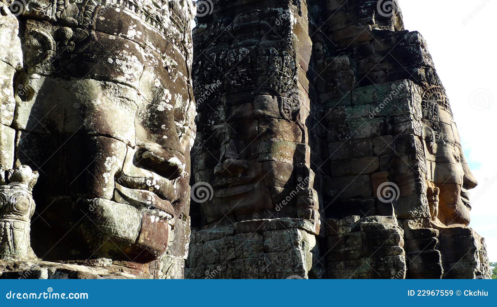 Bayon, Angkor, Cambodia stock image. Image of pantheon - 22967559