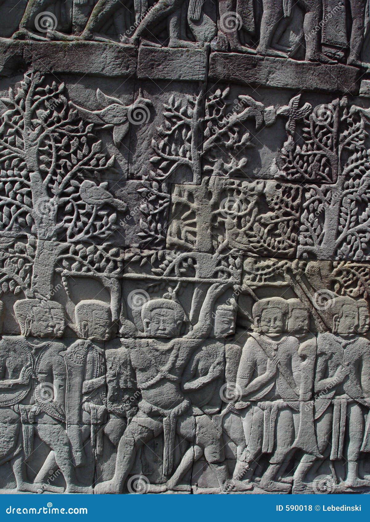 Bayon - Camboya foto de archivo. Imagen de cubo, cultura - 590018