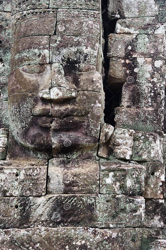 Bayon Face stock photo. Image of hinduism, jungle, city - 16984288