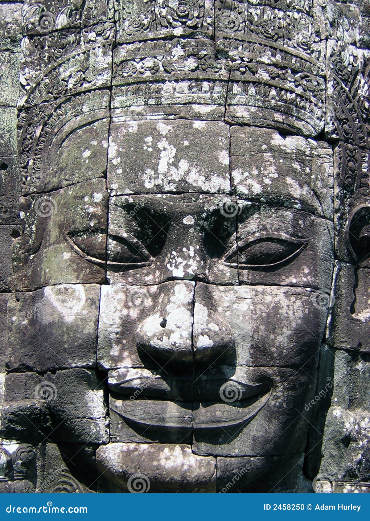 Bayon Face Angkor Wat Royalty-Free Stock Photography | CartoonDealer ...