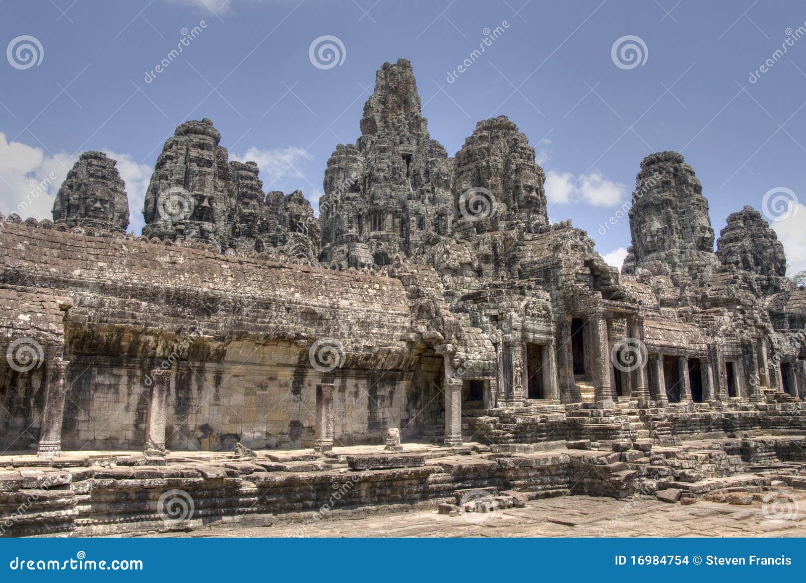 Bayon Landscape stock photo. Image of archaeology, asia - 16984754