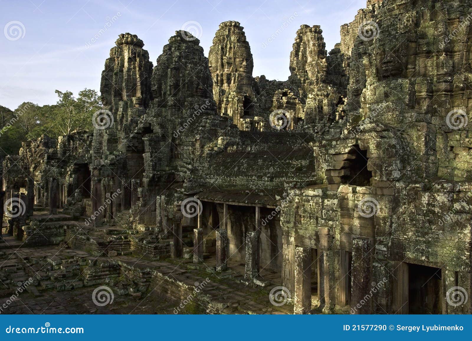Bayon Temple stock photo. Image of buddhism, asian, outside - 21577290
