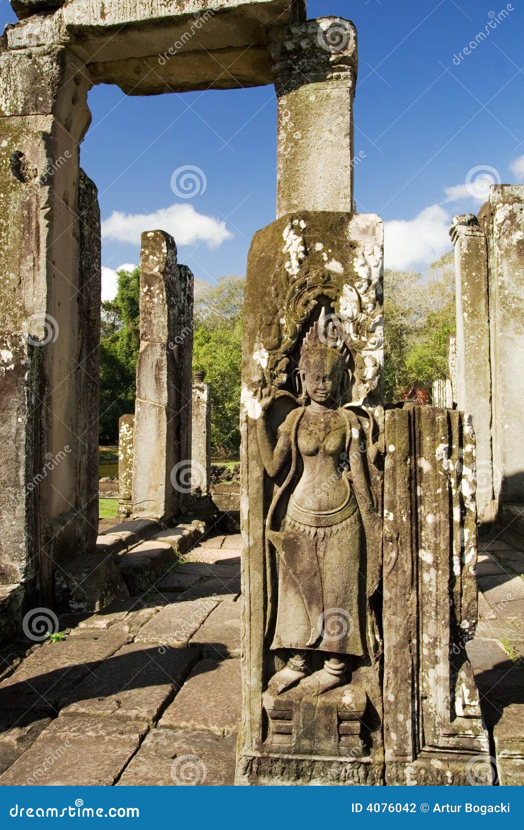 Bayon Temple stock photo. Image of mystery, ruins, ancient - 4076042
