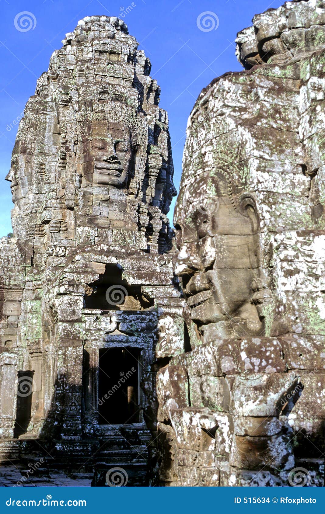 Bayon Temple- Cambodia stock photo. Image of iconography - 515634