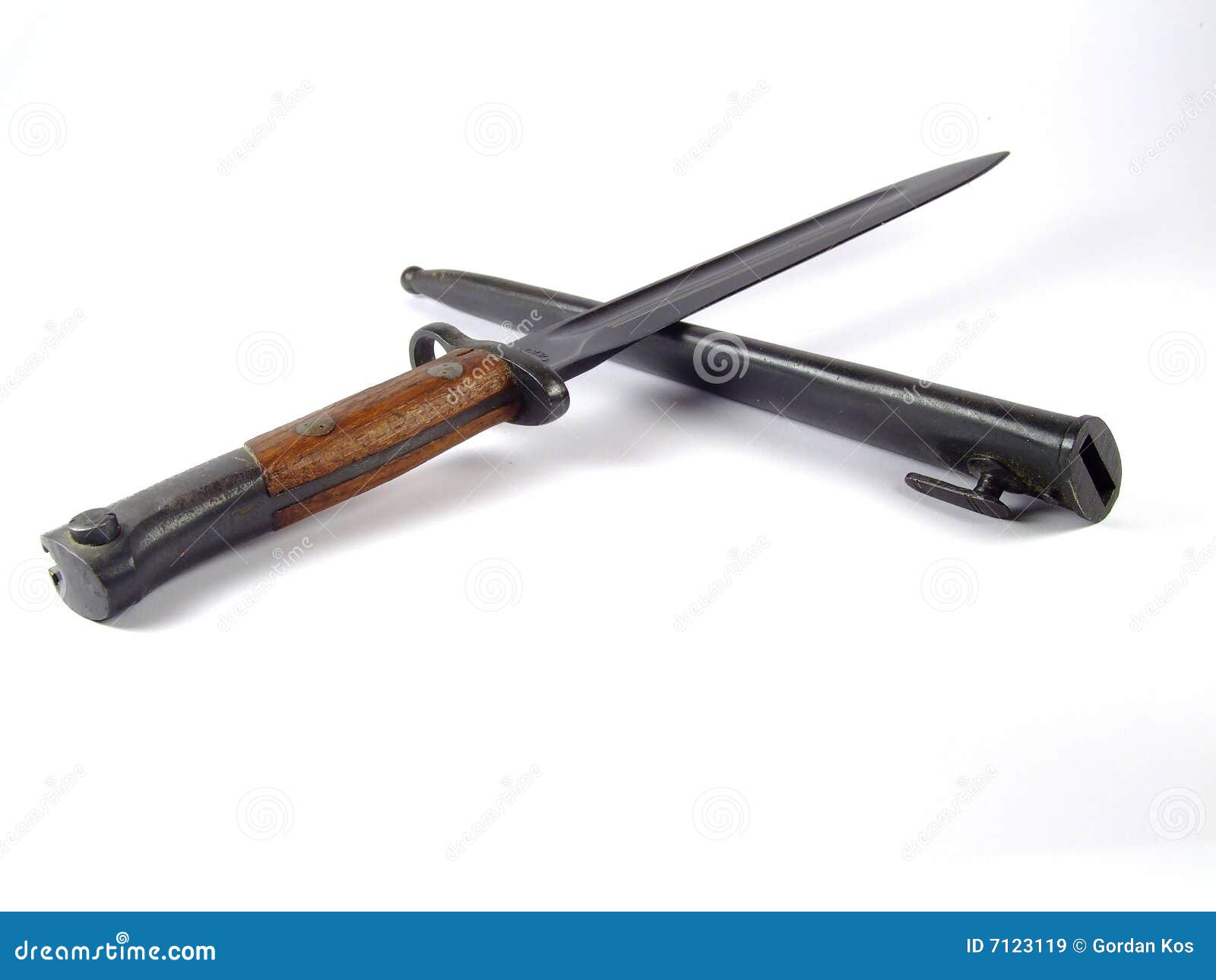 Bayonet stock image. Image of rifle, sharp, bodkin, weapons - 7123119