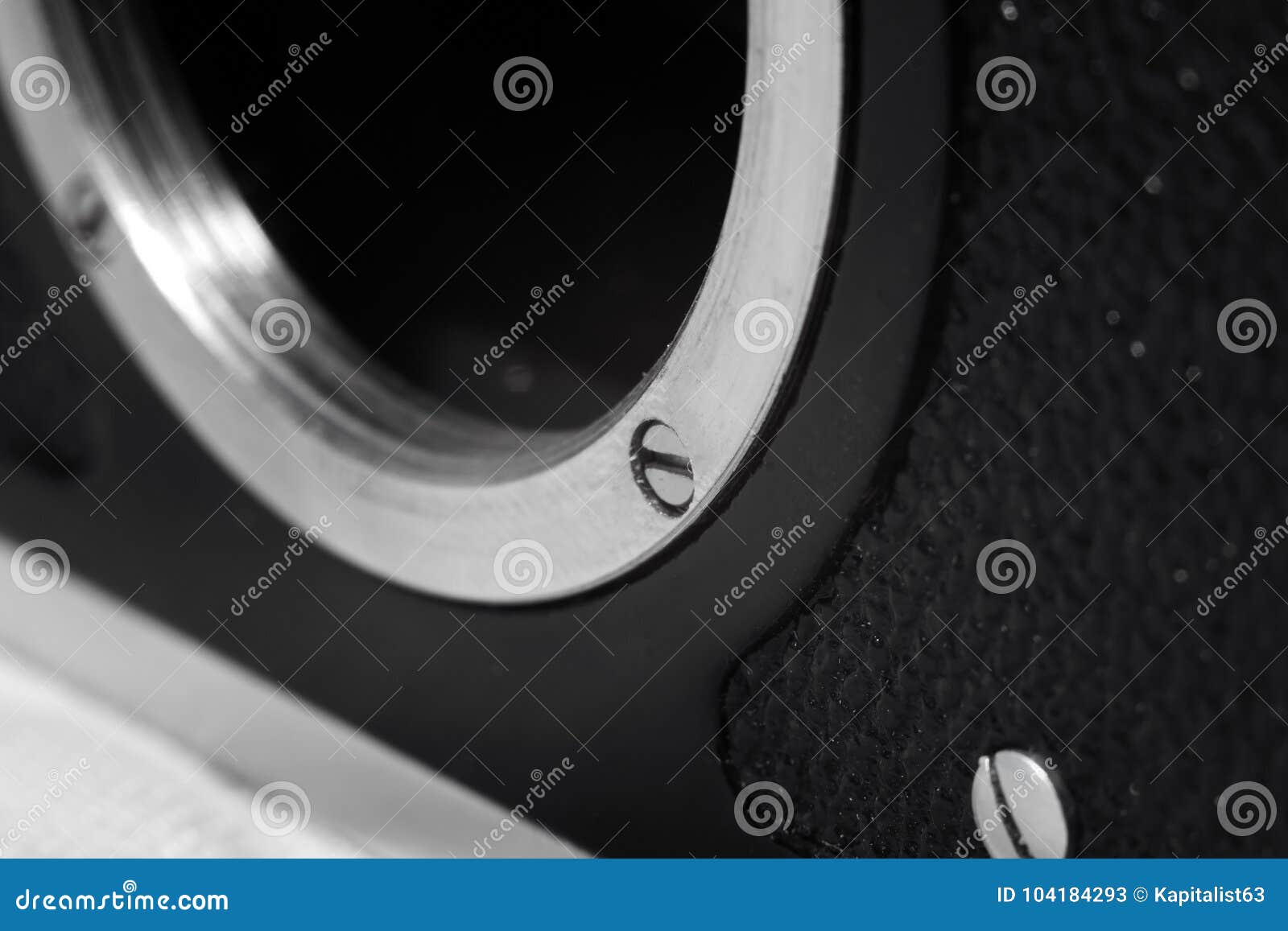 Bayonet of film camera stock image. Image of bayonet - 104184293