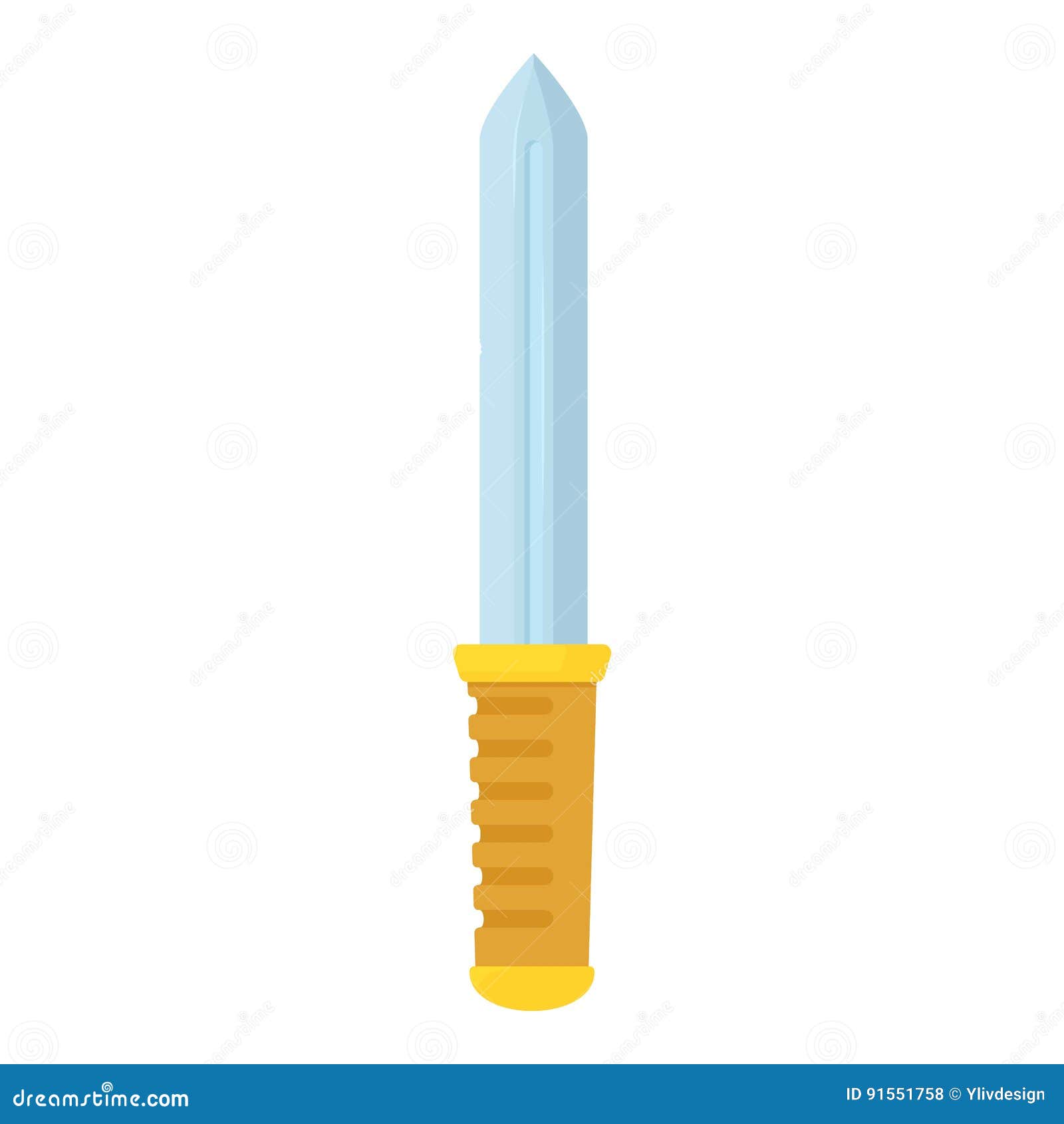 Antique Bayonet Black And White Cartoon Weapon Vector Graphic ...