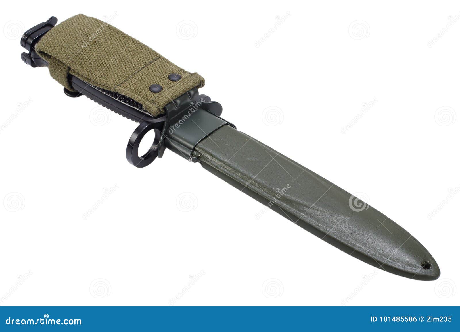 Bayoneta del rifle M16 foto de archivo. Imagen de brazo - 101485586