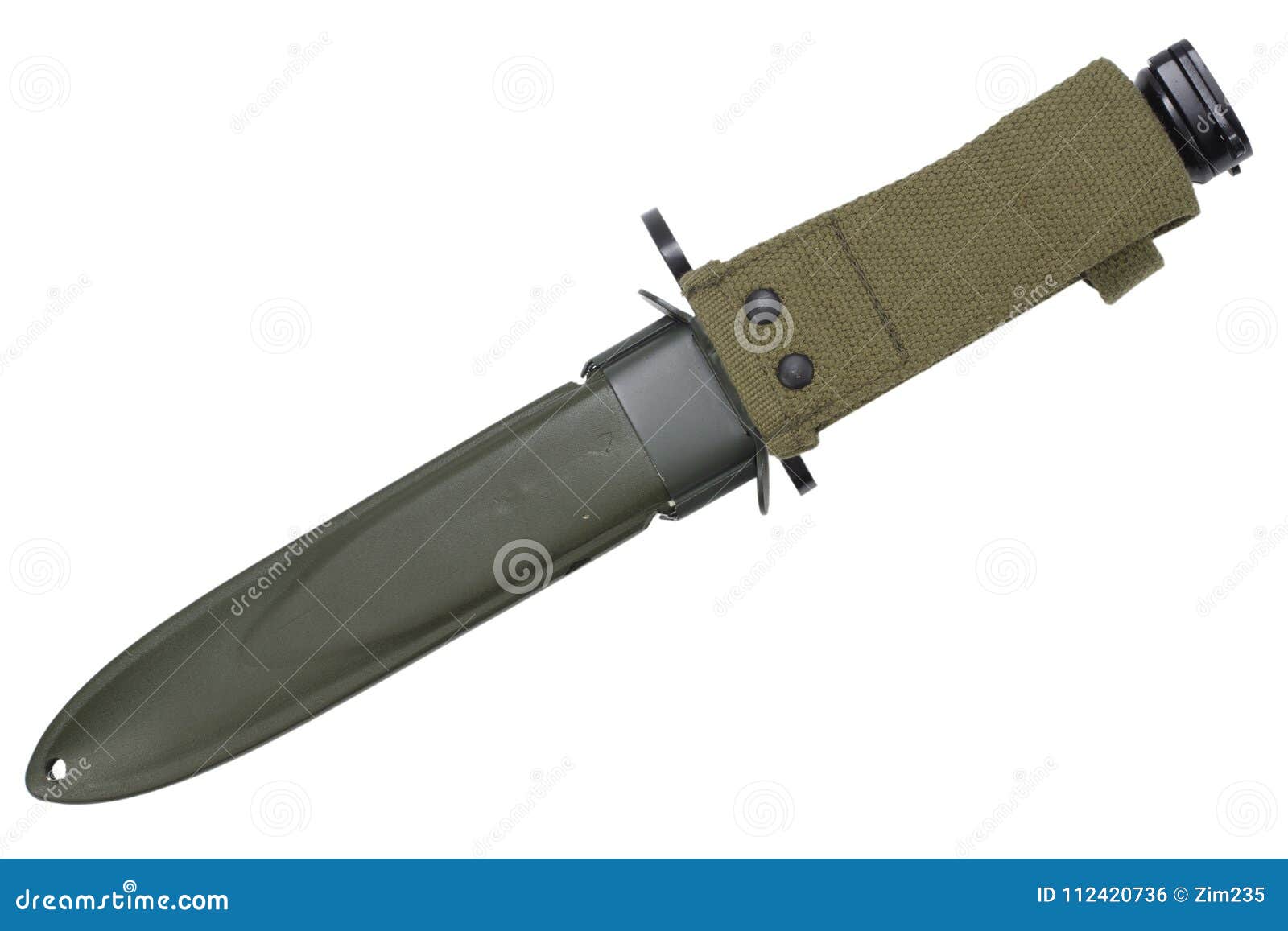 Bayoneta del rifle M16 foto de archivo. Imagen de espada - 112420736