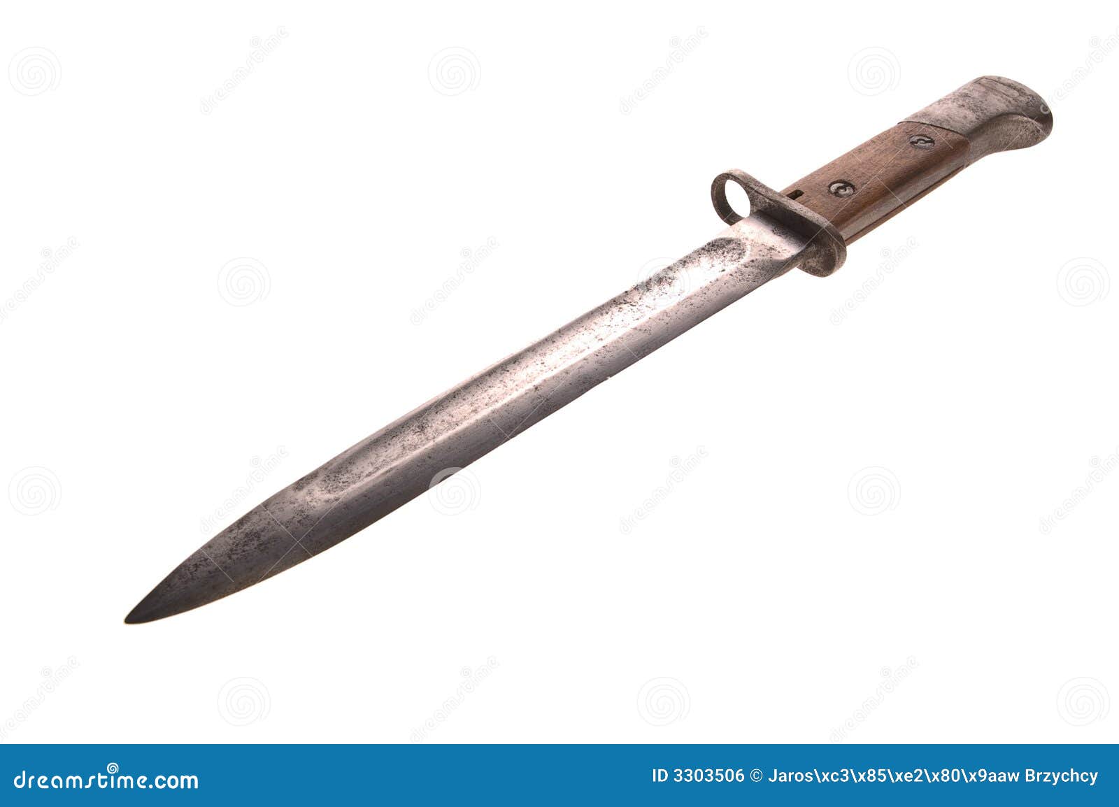 Bayoneta vieja foto de archivo. Imagen de antigüedad, guerra - 3303506