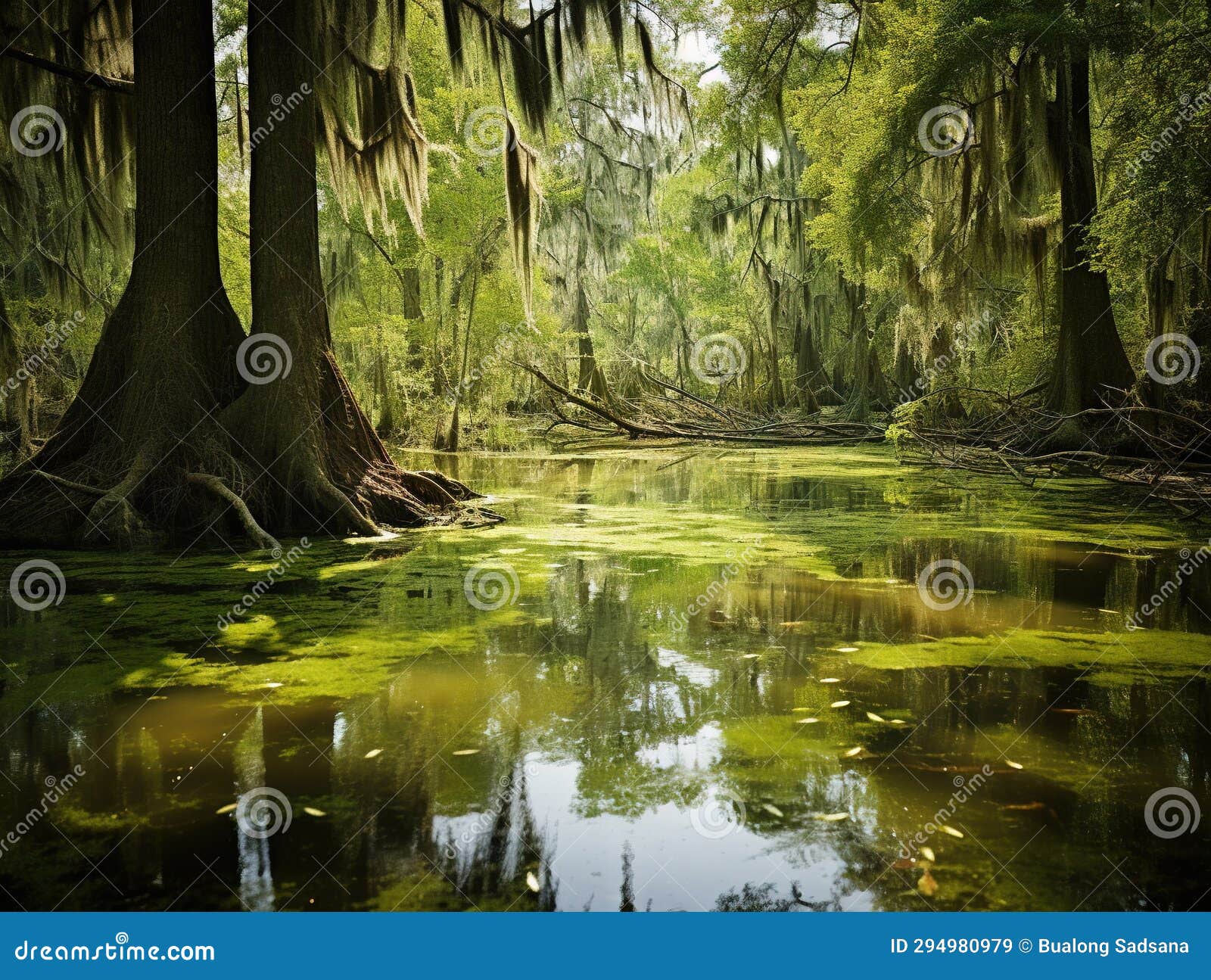 Bayou stock illustration. Illustration of protection - 294980979