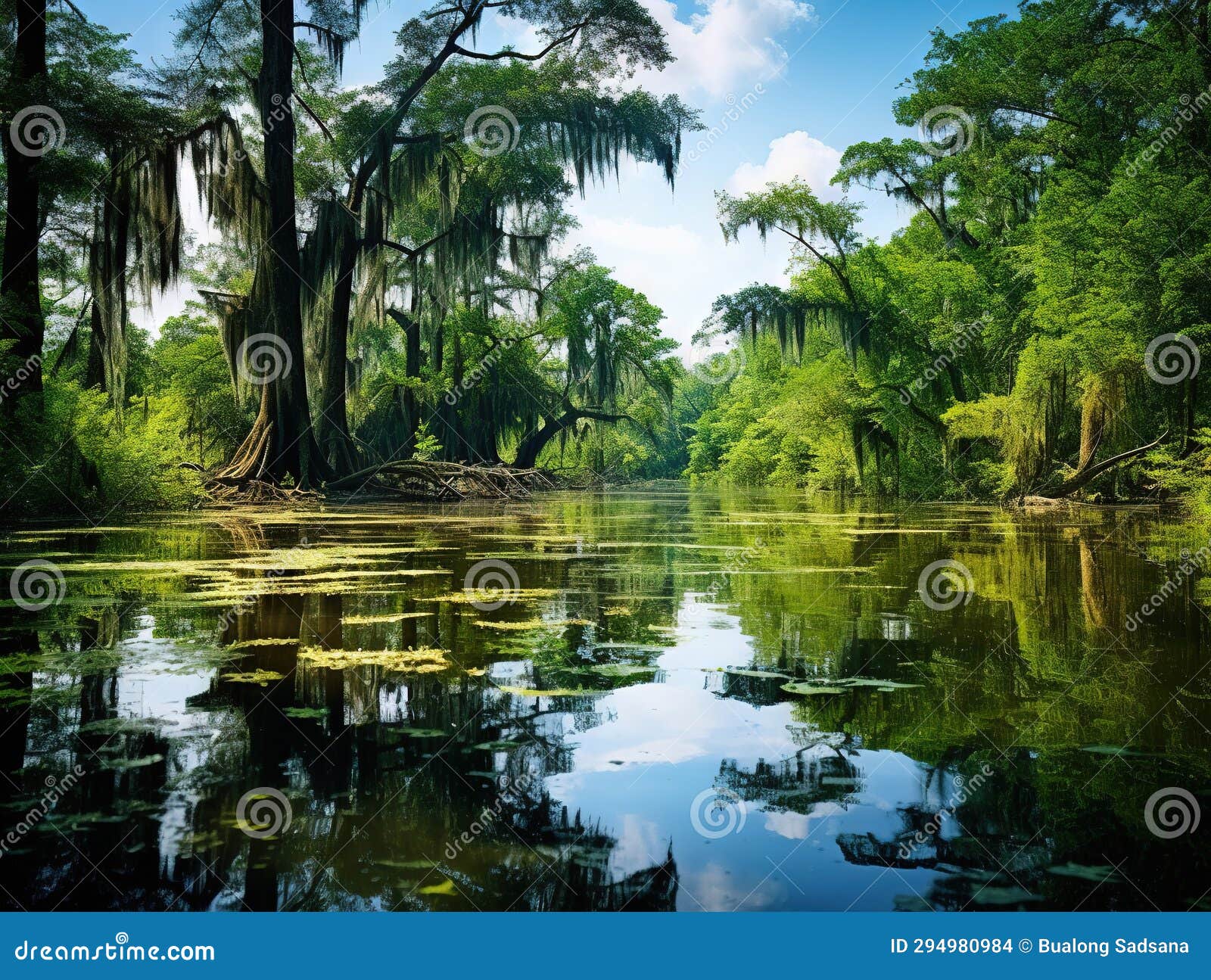 Bayou stock illustration. Illustration of protection - 294980984