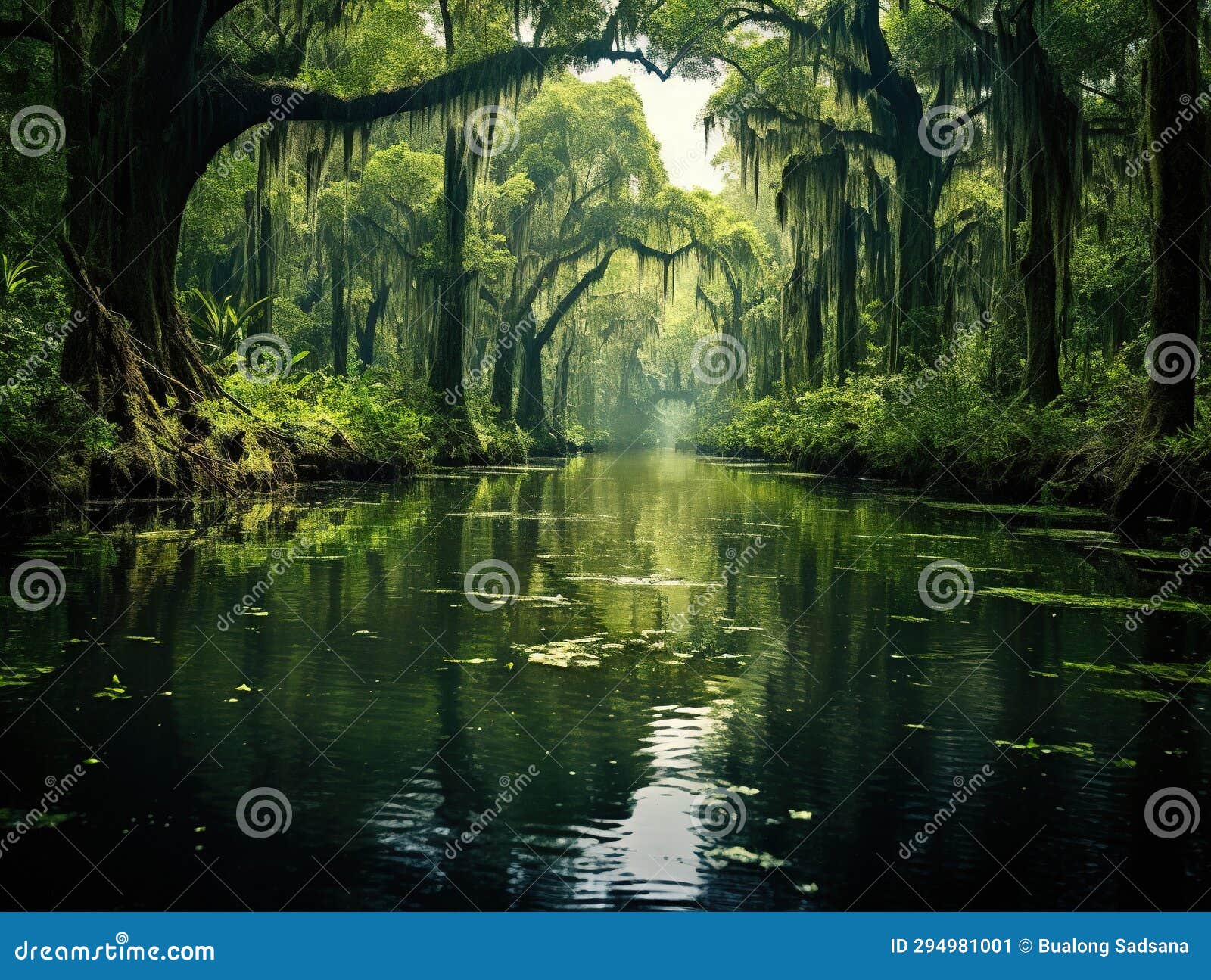 Bayou stock illustration. Illustration of environmental - 294981001
