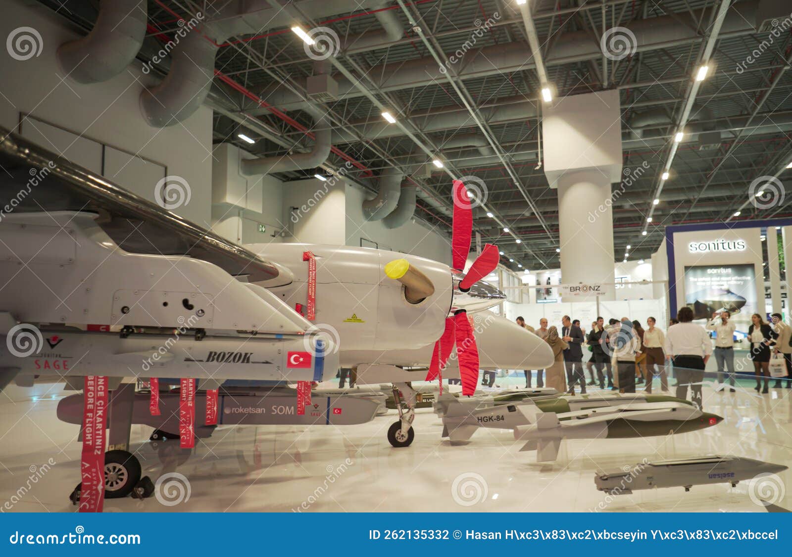 Bayraktar Akinci Saha Expo Mini Smart Munitions Editorial Photography Image Of Bomb Bozok
