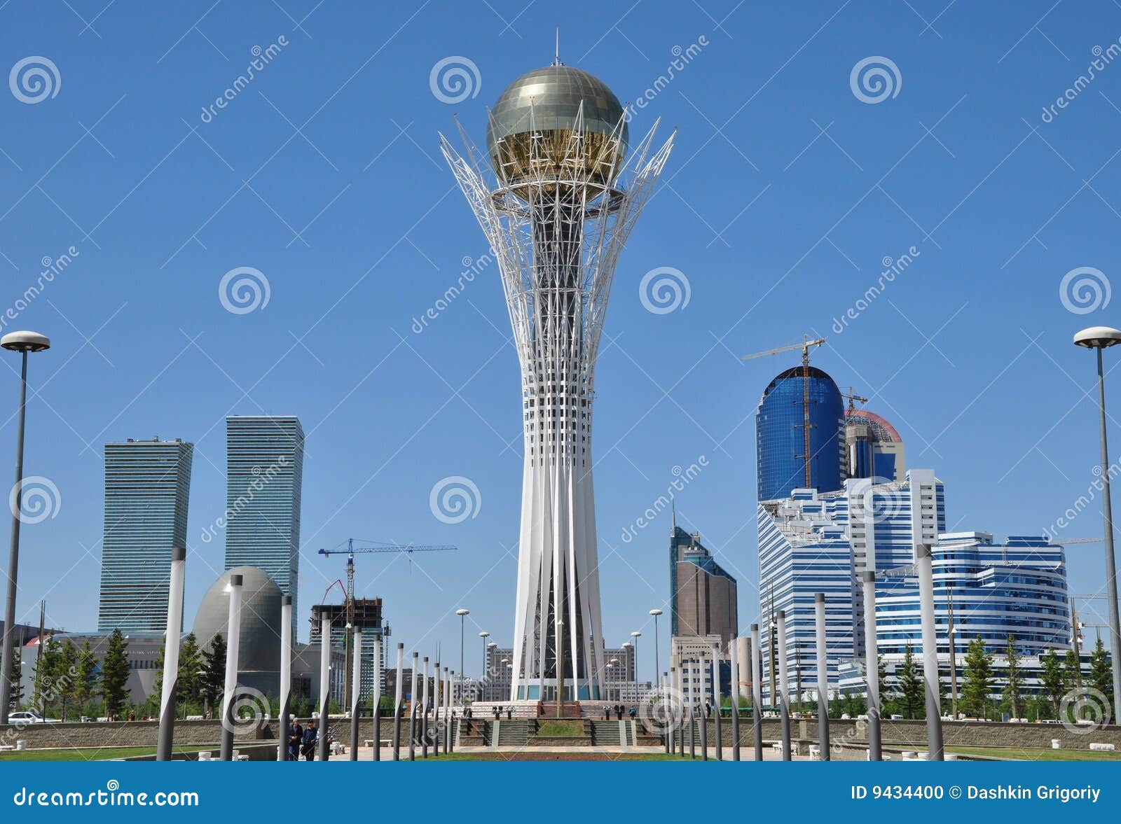 Bayterek stock photo. Image of sight, tower, symbol, astana - 9434400